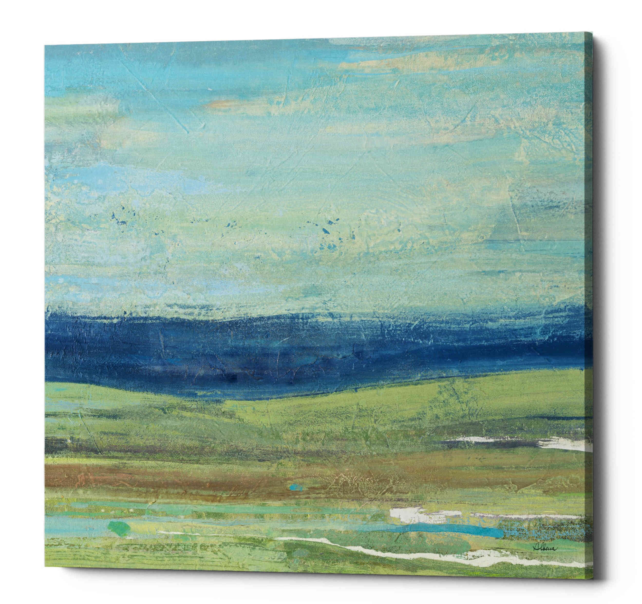 Epic Graffiti 'Azure Wave' by Albena Hristova, Canvas Wall Art, 26"x26 ...