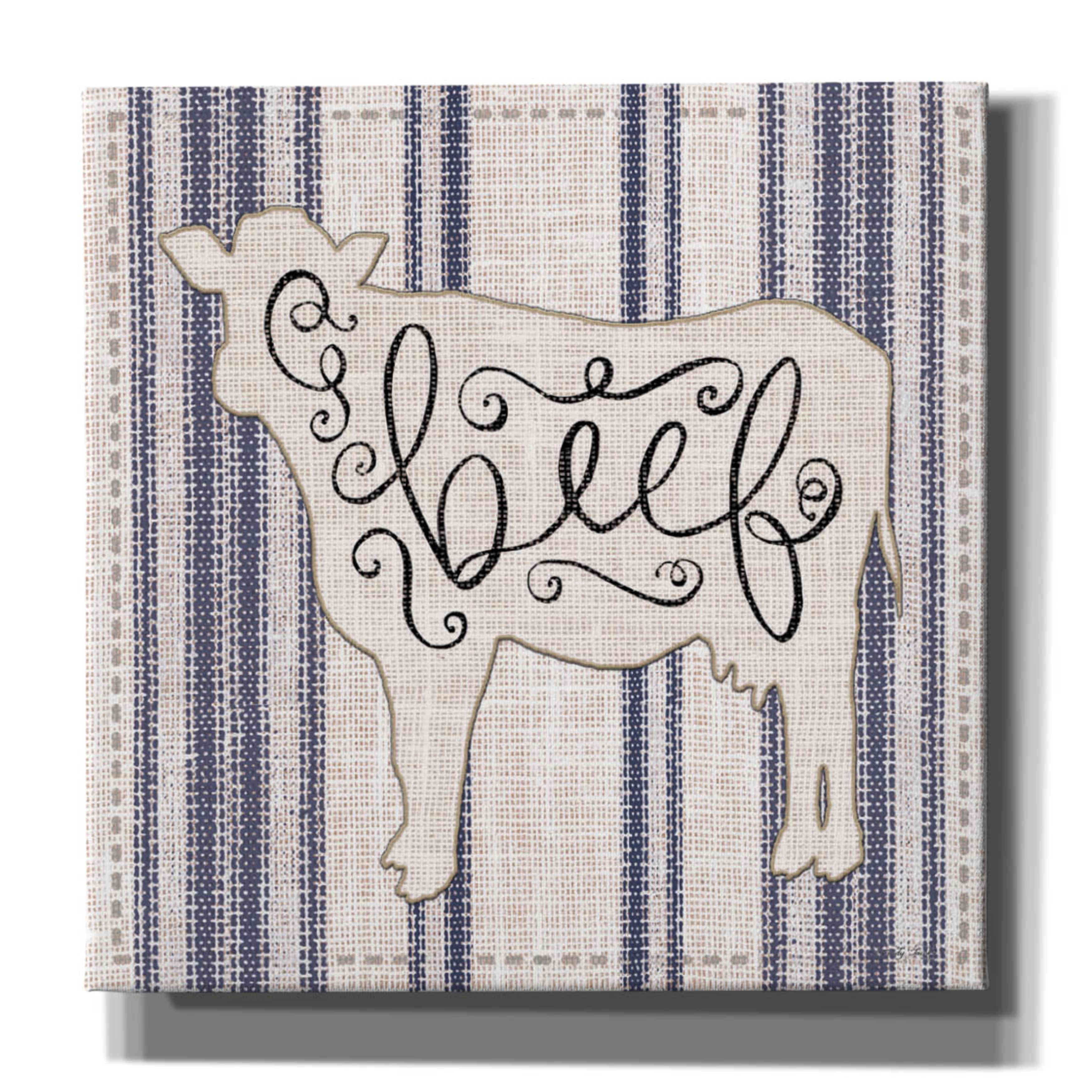 Epic Graffiti 'Beef EXC' by Cindy Jacobs, Canvas Wall Art, 37"x37 ...