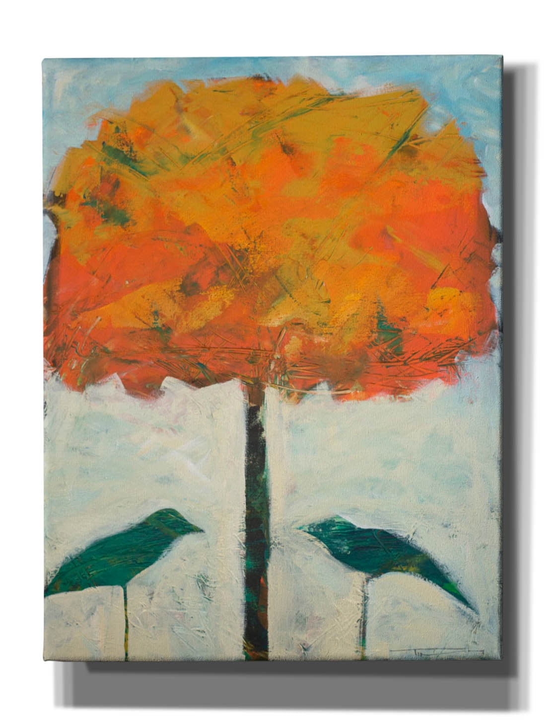 Epic Graffiti 'Birds And Maple' by Tim Nyberg, Canvas Wall Art, 26"x34 ...