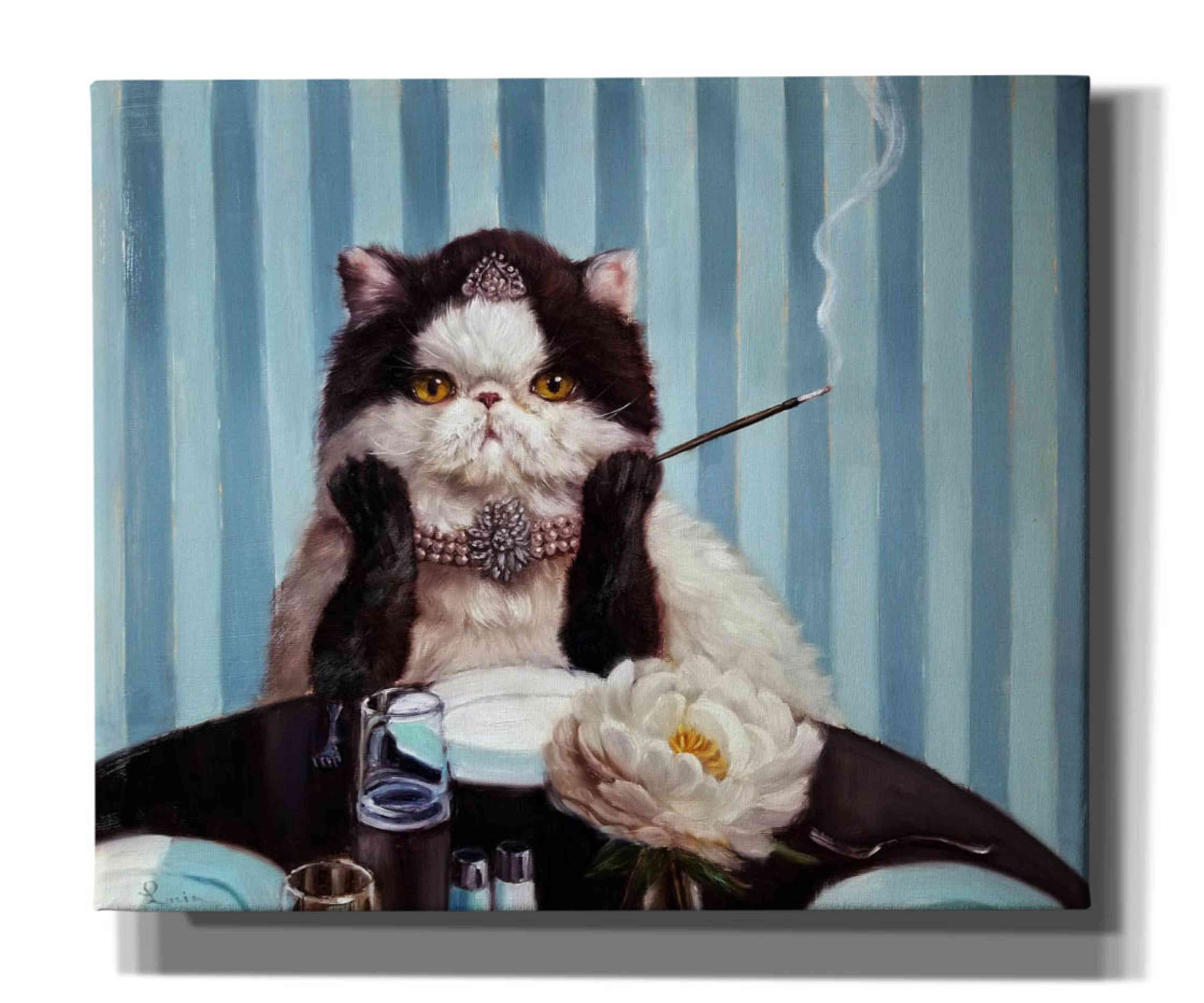 Epic Graffiti 'Breakfast at Tiffany's' by Lucia Heffernan, Canvas Wall ...