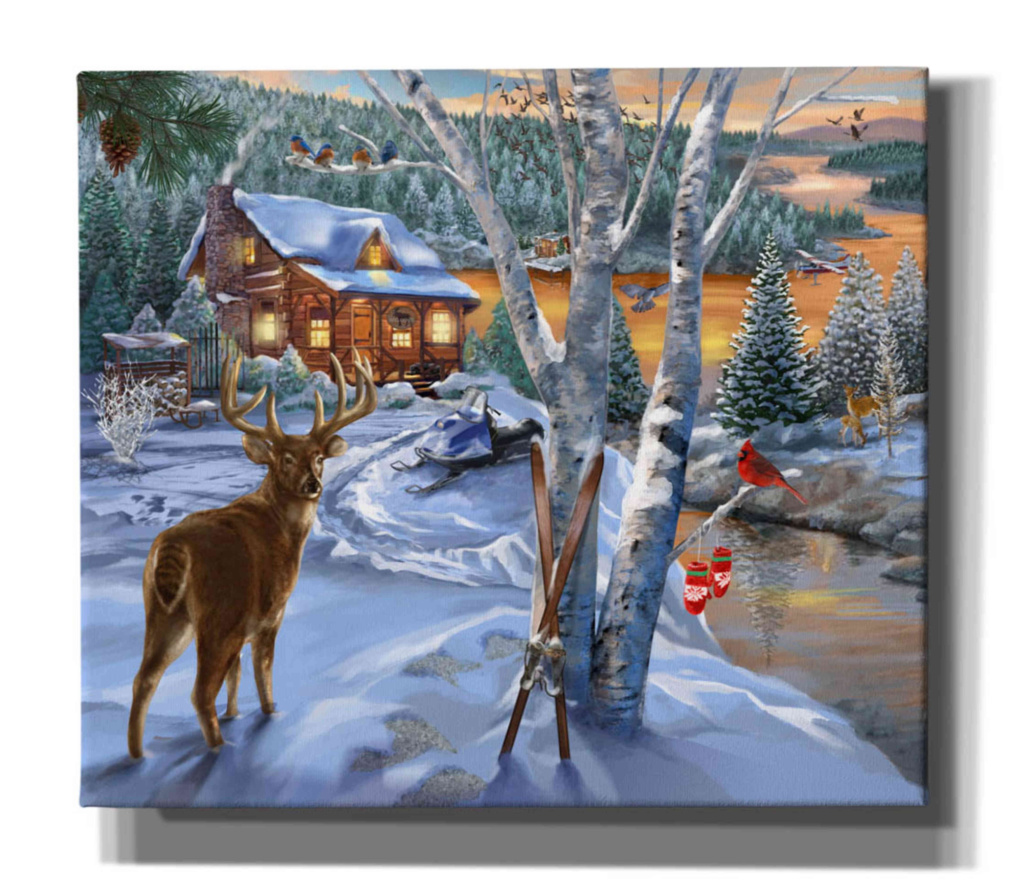 Epic Graffiti 'Buck River' by Bigelow Illustrations, Canvas Wall Art ...