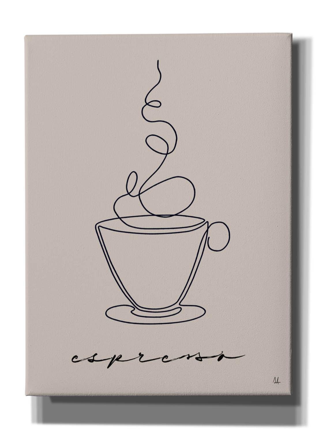 Epic Graffiti 'Cafe Espresso' by Sarah Adams, Canvas Wall Art, 40"x54 ...