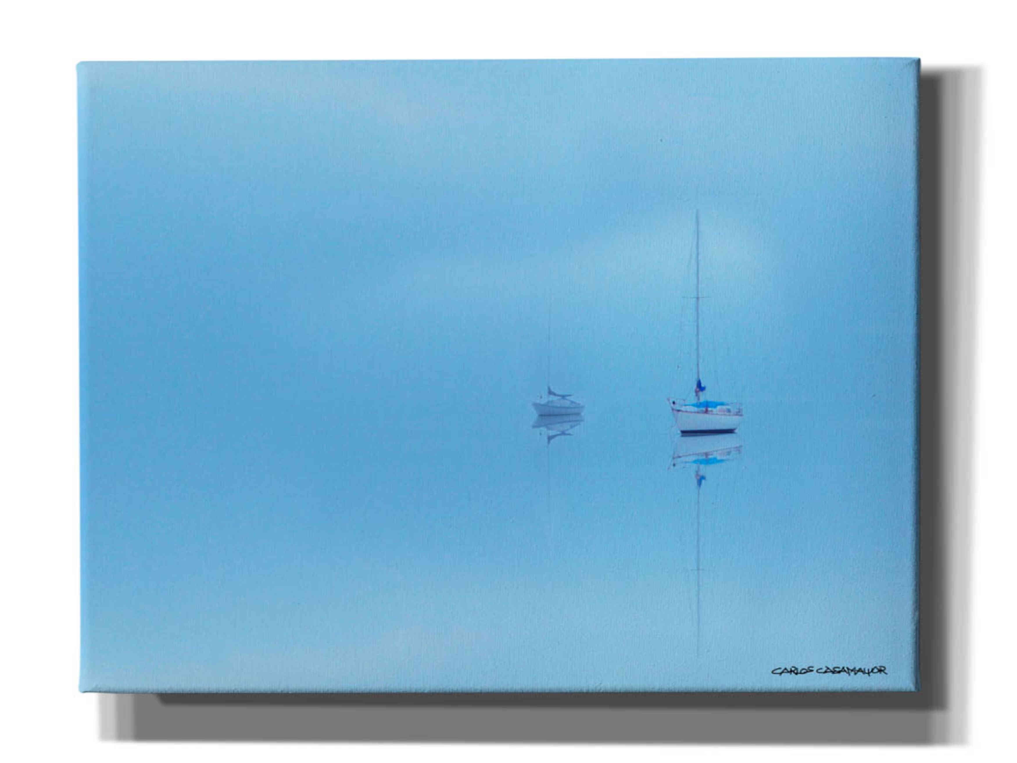 Epic Graffiti 'Calm in Blue' by Carlos Casamayor, Canvas Wall Art, 16 ...