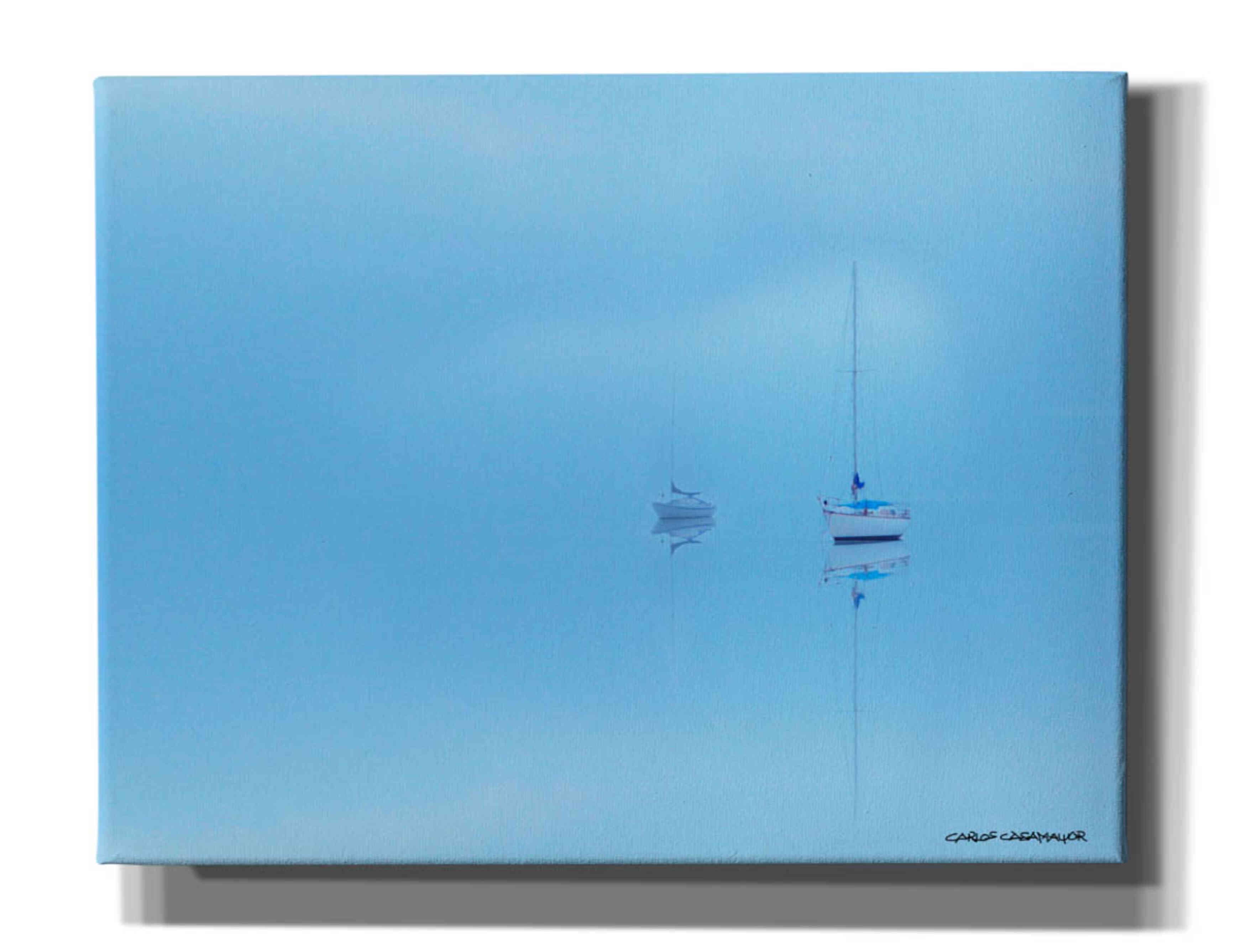 Epic Graffiti 'Calm in Blue' by Carlos Casamayor, Canvas Wall Art, 34 ...