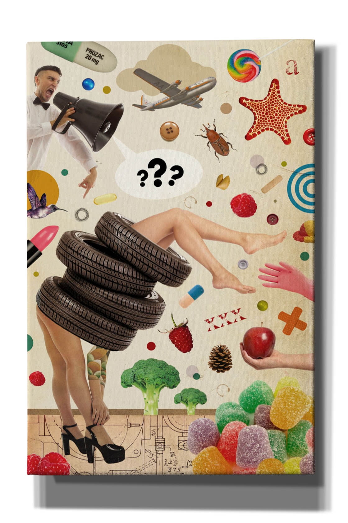 Epic Graffiti 'Candid' by Elo Marc, Canvas Wall Art, 12"x18" - Walmart.com