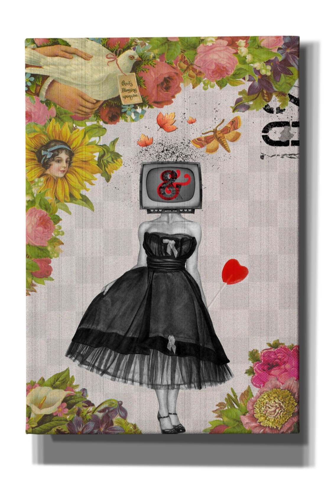 Epic Graffiti 'Candy Girl' by Elo Marc, Canvas Wall Art, 18"x26 ...