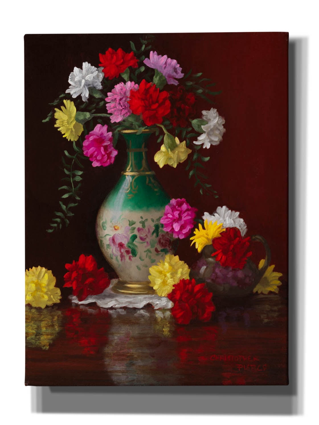 Epic Graffiti 'Carnations In Victorian Vase' by Christopher Pierce ...