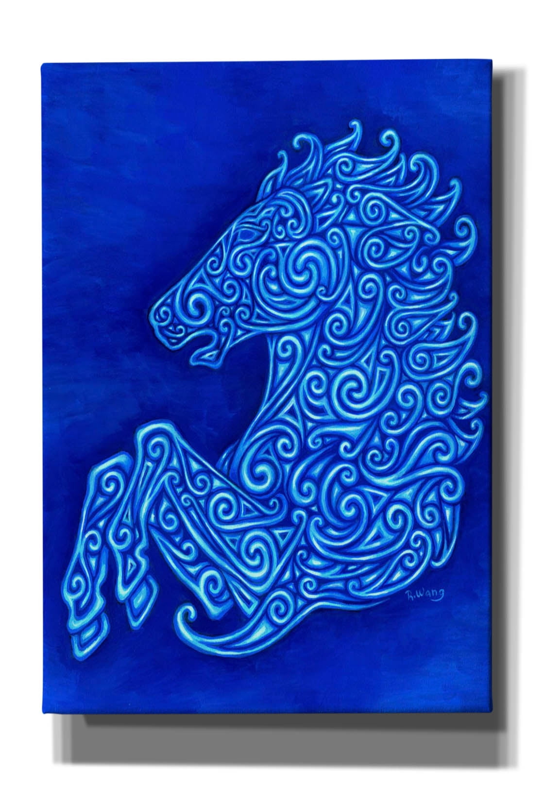 Epic Graffiti 'Celtic Horse' by Rebecca Wang Art, Canvas Wall Art, 18 ...
