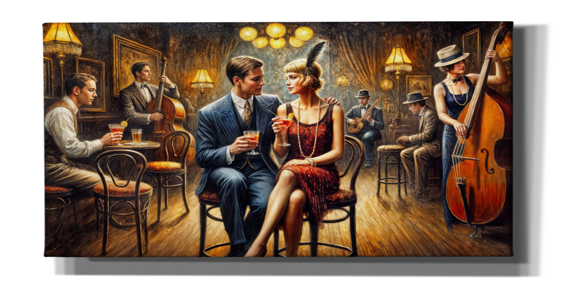 Epic Graffiti 'Chicago Speakeasy' by Rey Klimt Canvas Wall Art, 40" x ...