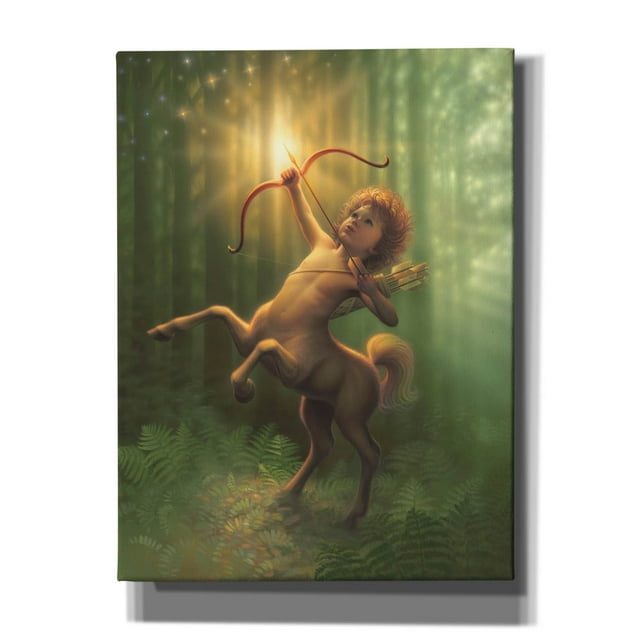 Epic Graffiti 'Child Centaur' by Kirk Reinert, Canvas Wall Art, 12"x16 ...