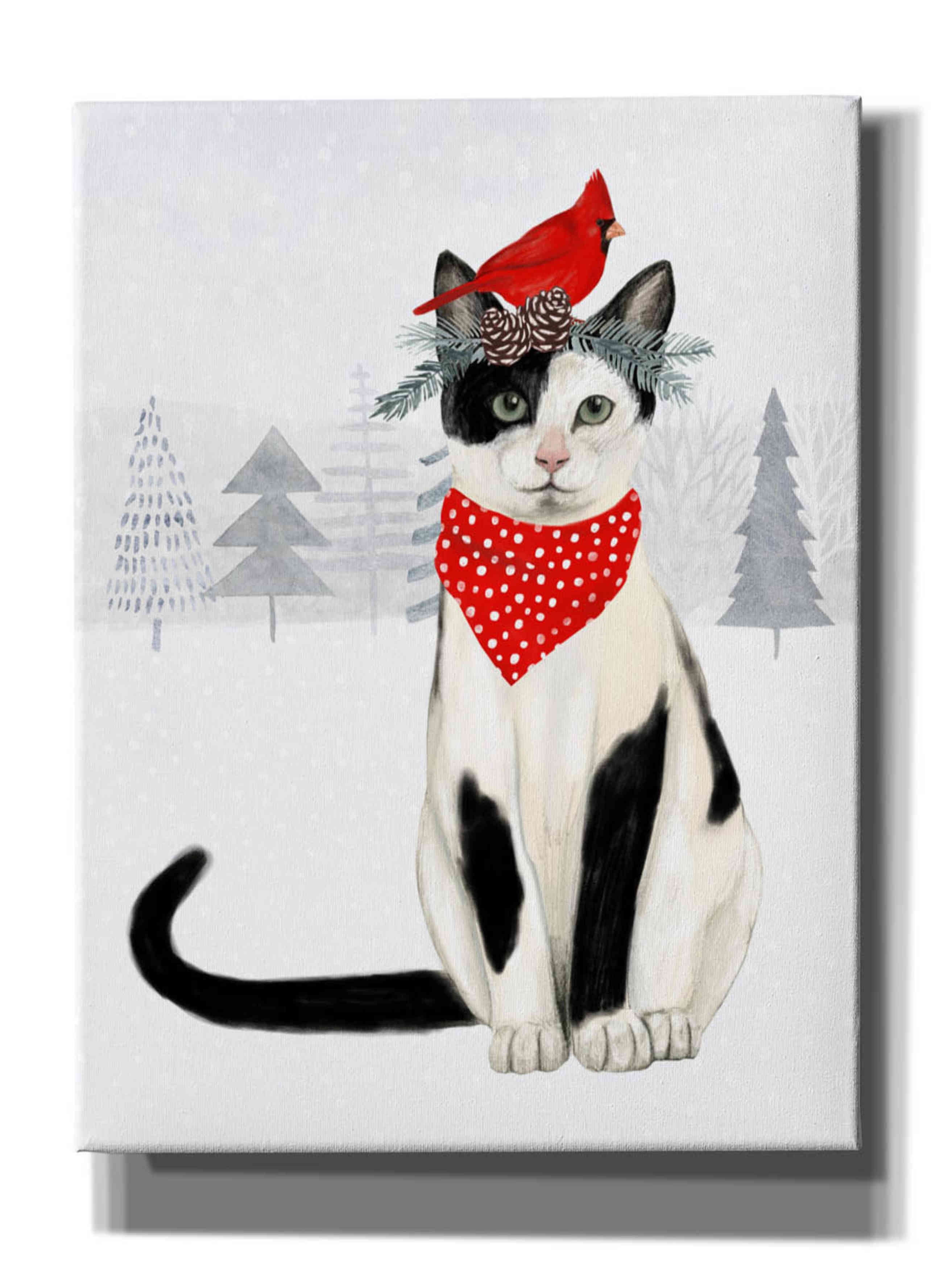 Epic Graffiti 'Christmas Cats & Dogs VI' by Victoria Borges, Canvas ...