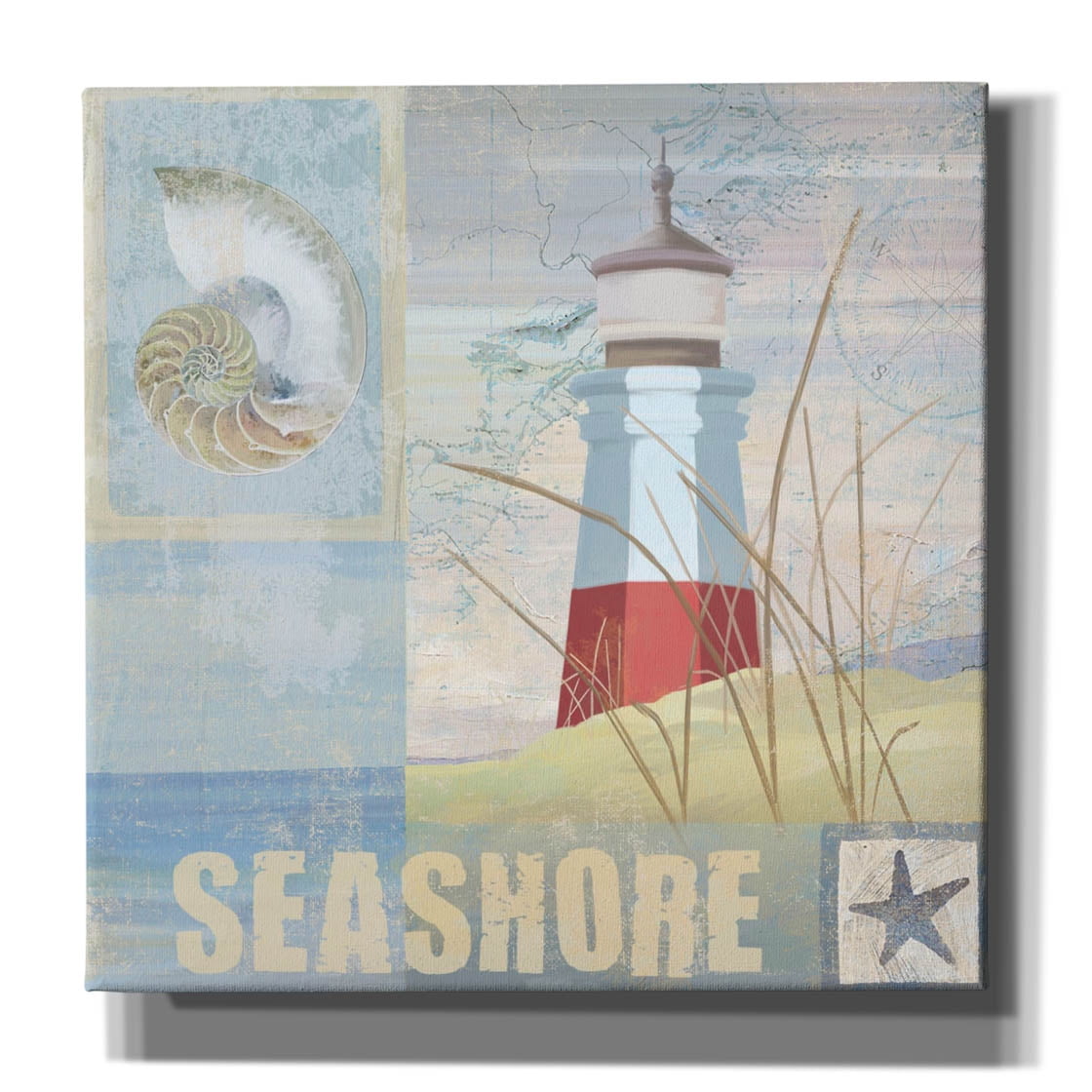 Epic Graffiti 'Coastal Beacon 2' by Art Licensing Studio Canvas Wall ...