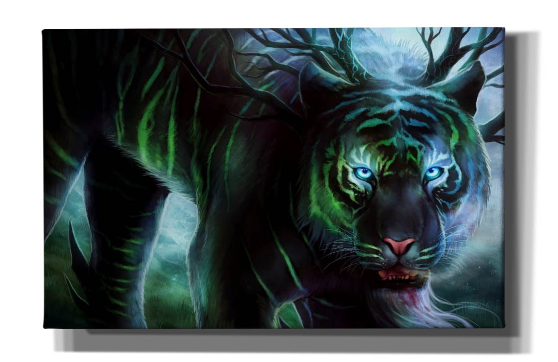 Epic Graffiti 'Cold Stare' by JoJoesArt, Canvas Wall Art, 40"x26 ...