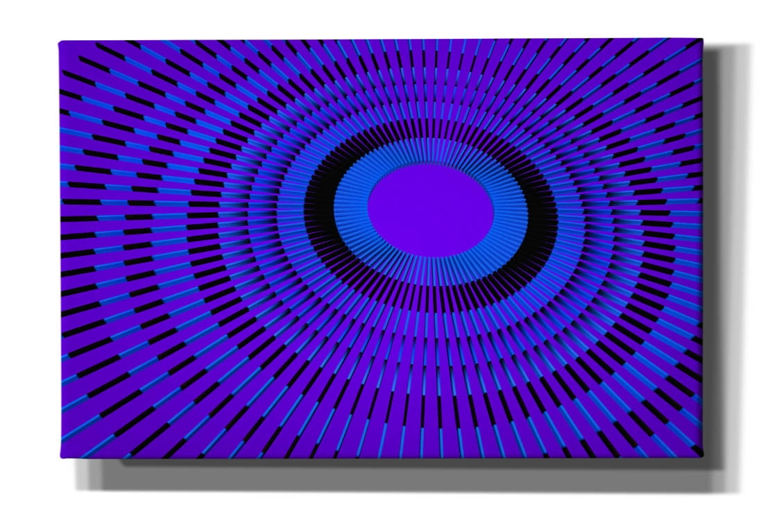 Epic Graffiti 'Concentric Circles' by Epic Portfolio, Canvas Wall Art ...