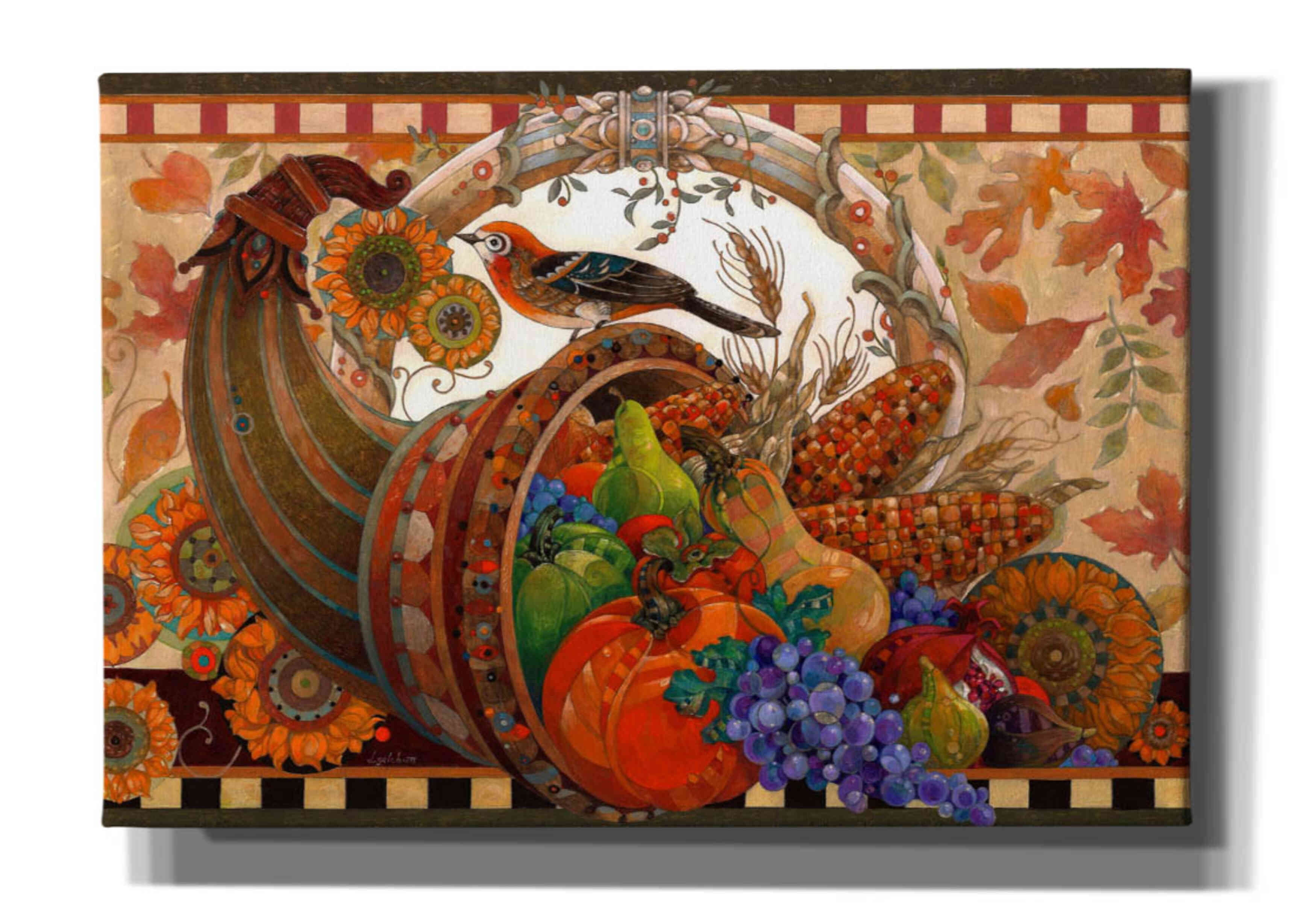 Epic Graffiti 'Cornucopia' by David Galchutt, Canvas Wall Art, 26"x18 ...