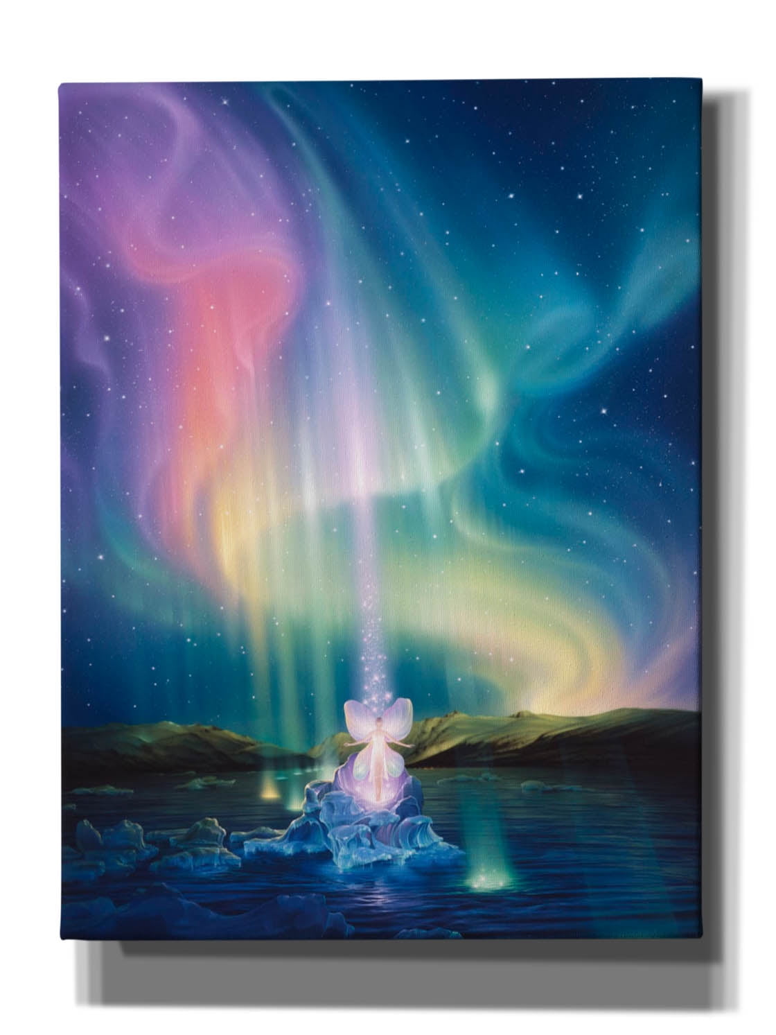 Epic Graffiti 'Crystal Beams' by Kirk Reinert, Canvas Wall Art, 12"x16 ...