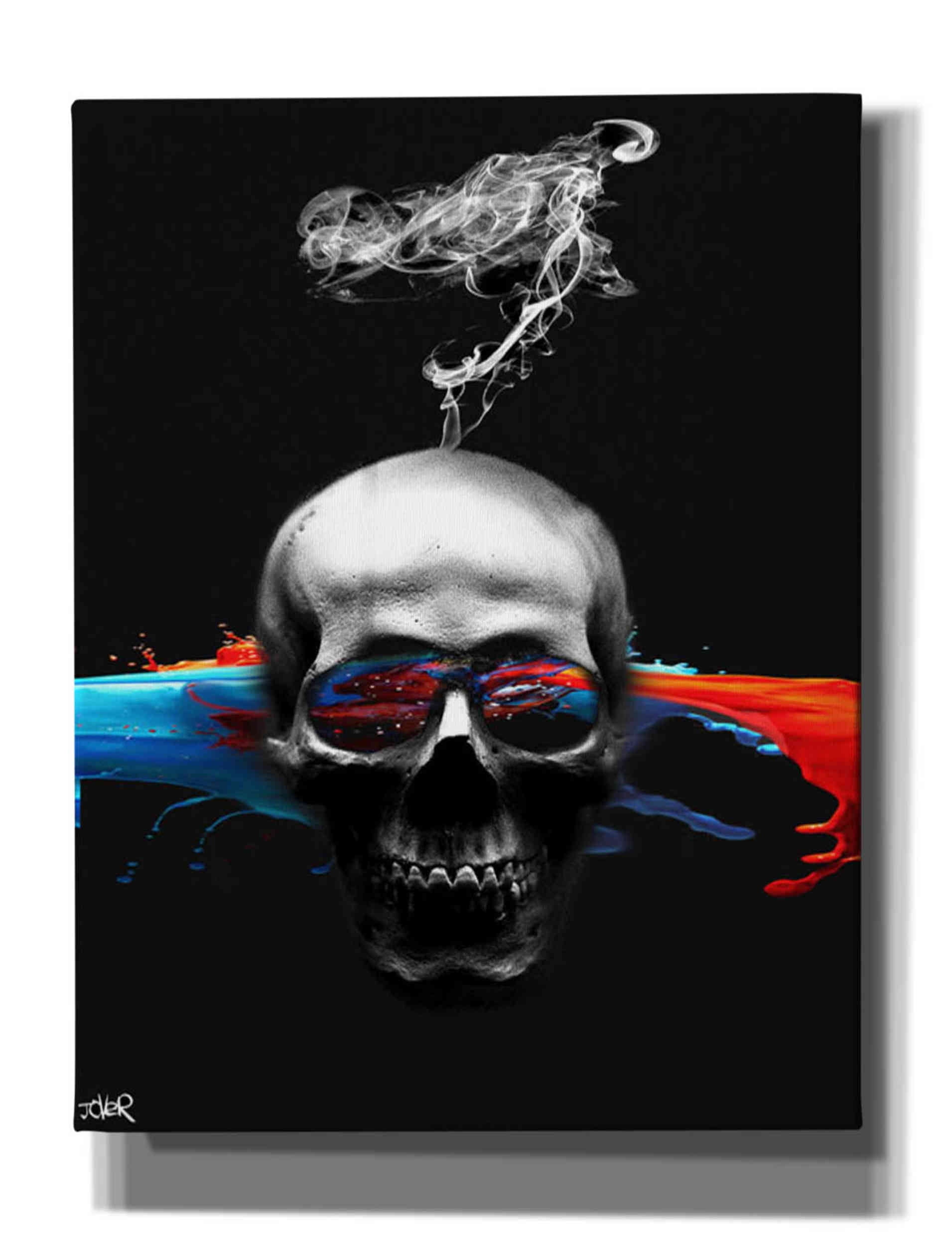Epic Graffiti 'Death Logic' by Loui Jover, Canvas Wall Art, 26"x34 ...