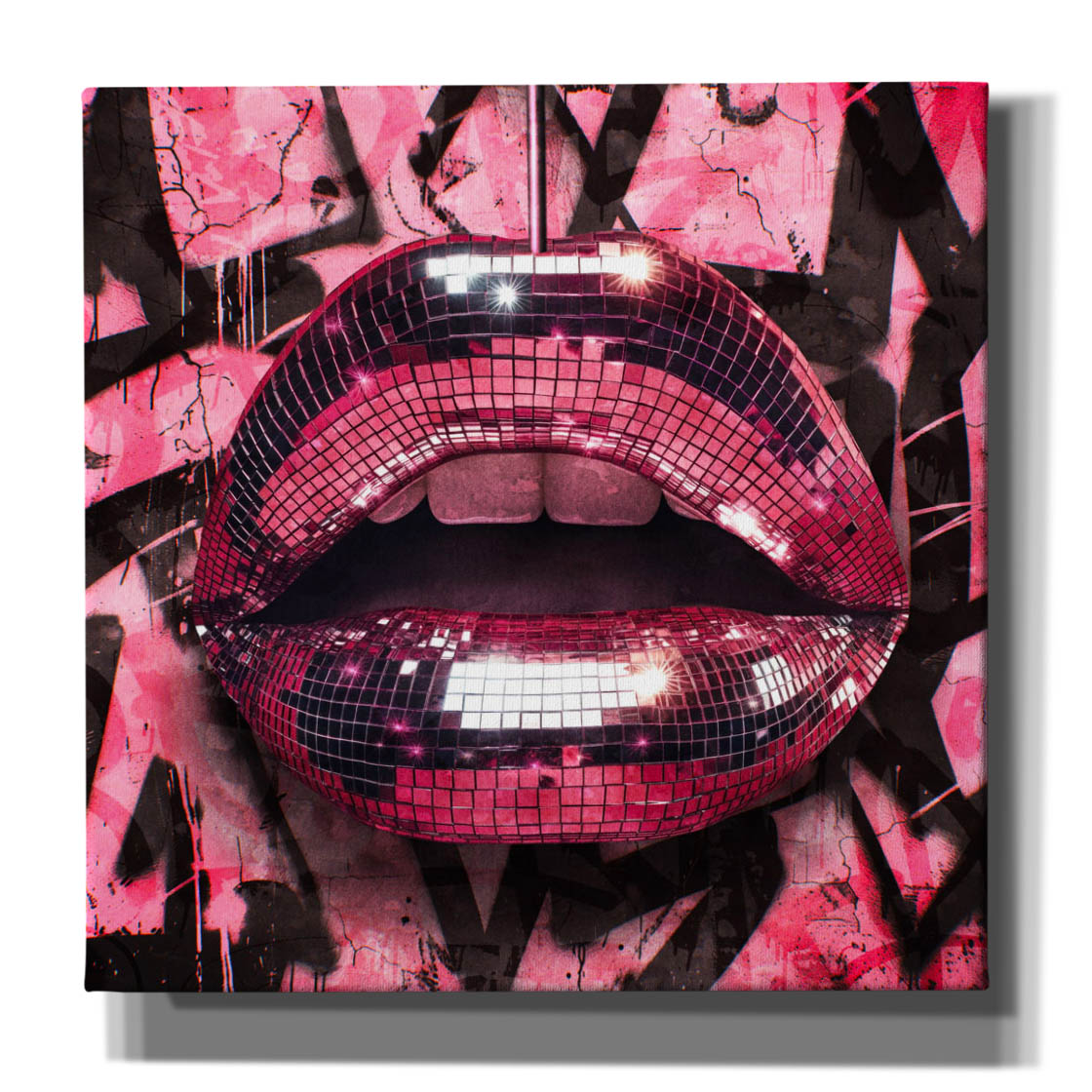 Epic Graffiti 'Disco Kiss' by Svetlana Aleynikova Canvas Wall Art, 12 ...