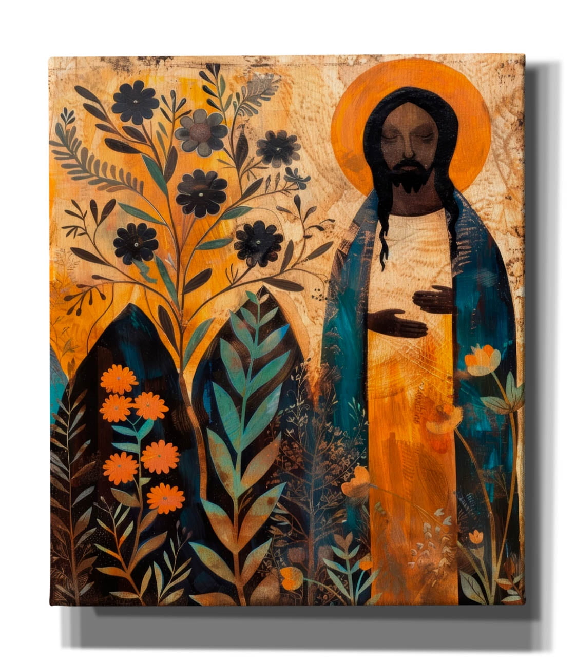 Epic Graffiti 'Divine Light Of Jesus Christ' by Doron David Canvas Wall ...