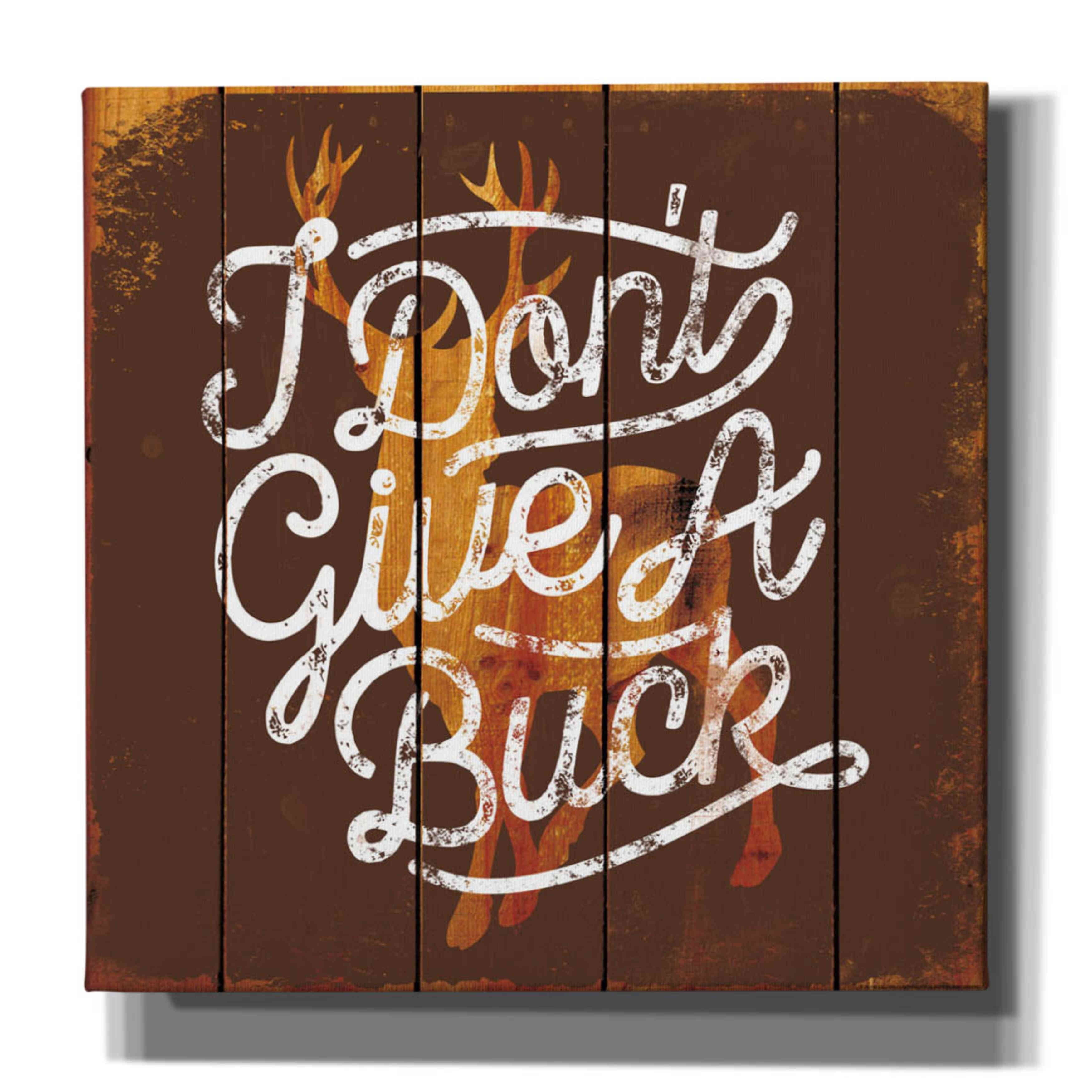 Epic Graffiti 'Don'T Give A Buck' by JJ Brando, Canvas Wall Art, 37"x37 ...