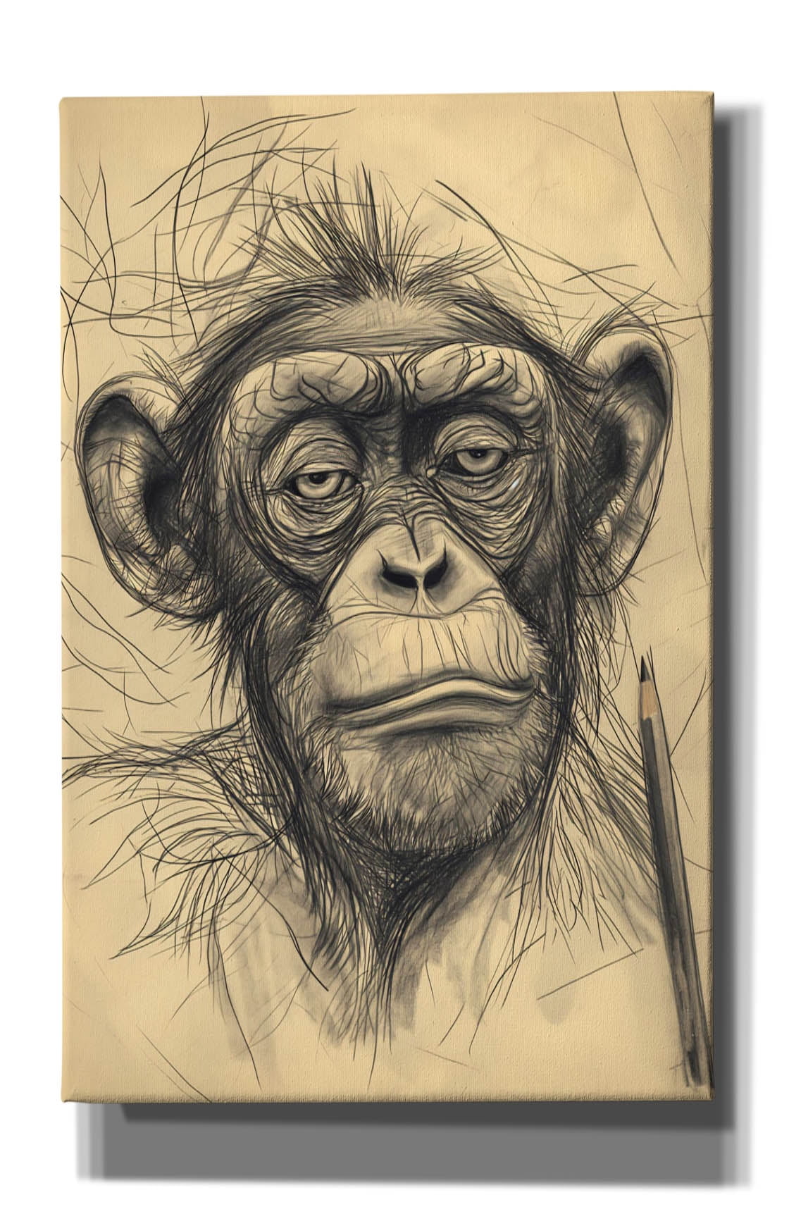 Epic Graffiti 'Drawn Monkey' by Andreas Magnusson Canvas Wall Art, 26 ...