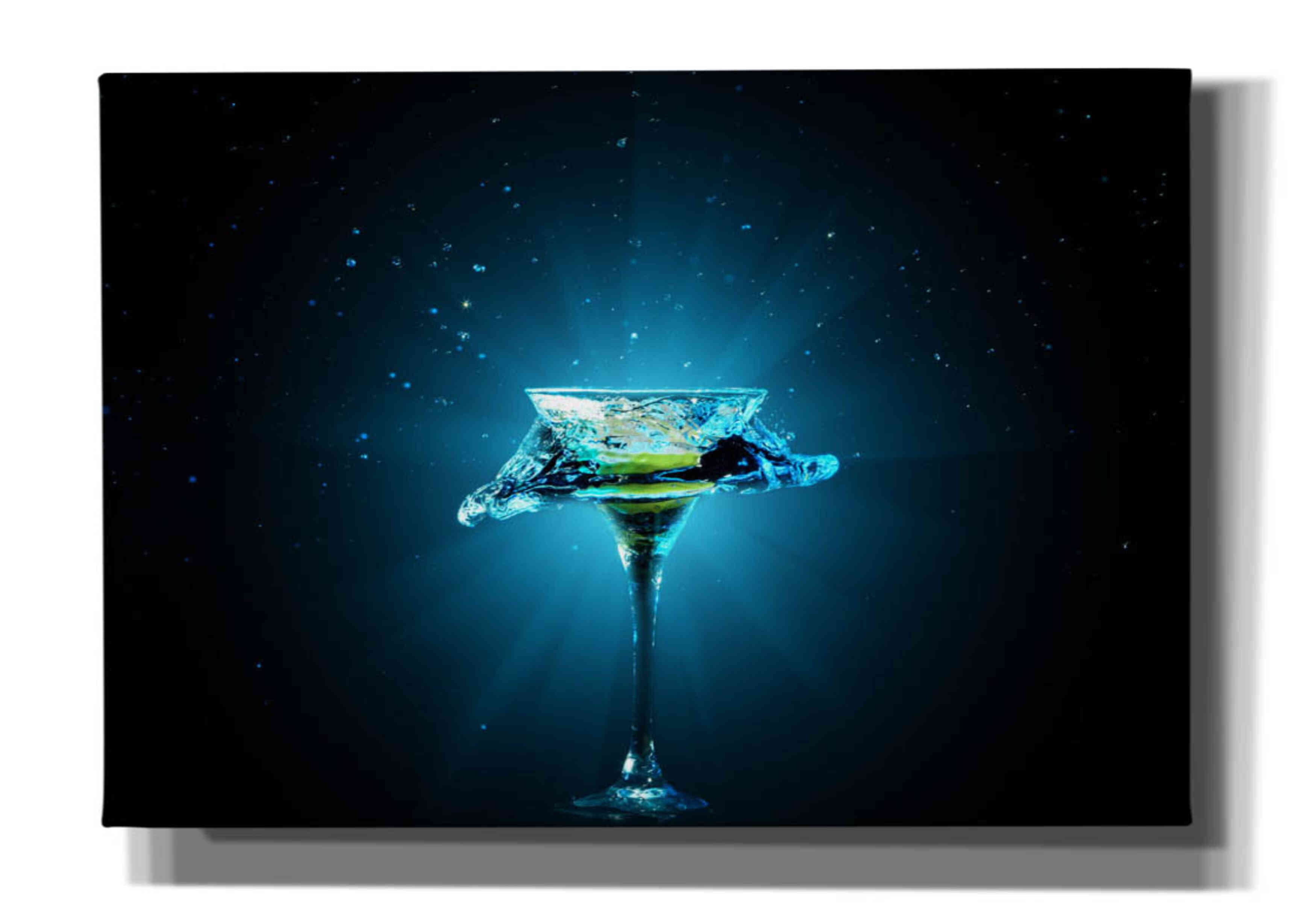 Epic Graffiti 'Dreamy Blues Splash' by Epic Portfolio, Canvas Wall Art ...