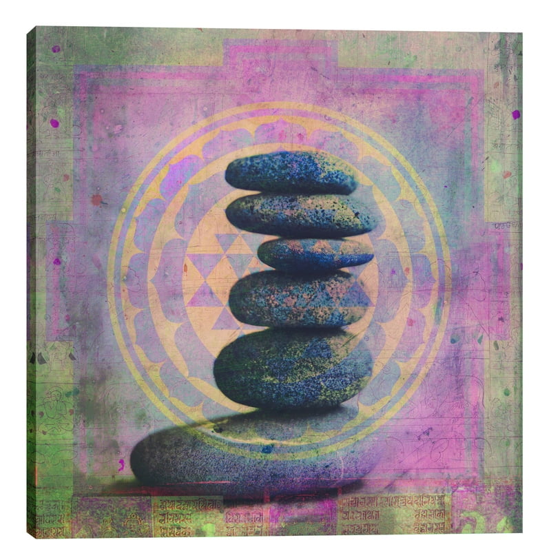 Epic Graffiti Elena Ray 'Soul in Balance' Giclee Canvas Wall Art - Blue ...