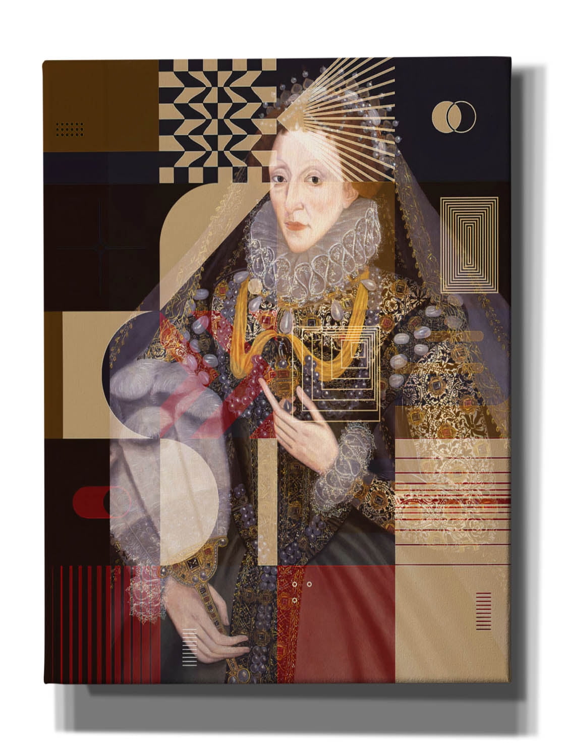 Epic Graffiti 'Elizabeth I 1570s 2' by Irena Orlov, Canvas Wall Art, 12 ...