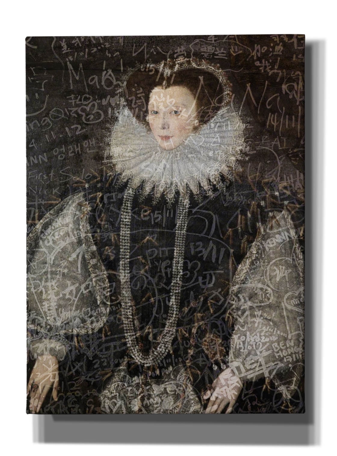 Epic Graffiti 'Elizabeth of England 2' by Irena Orlov, Canvas Wall Art ...