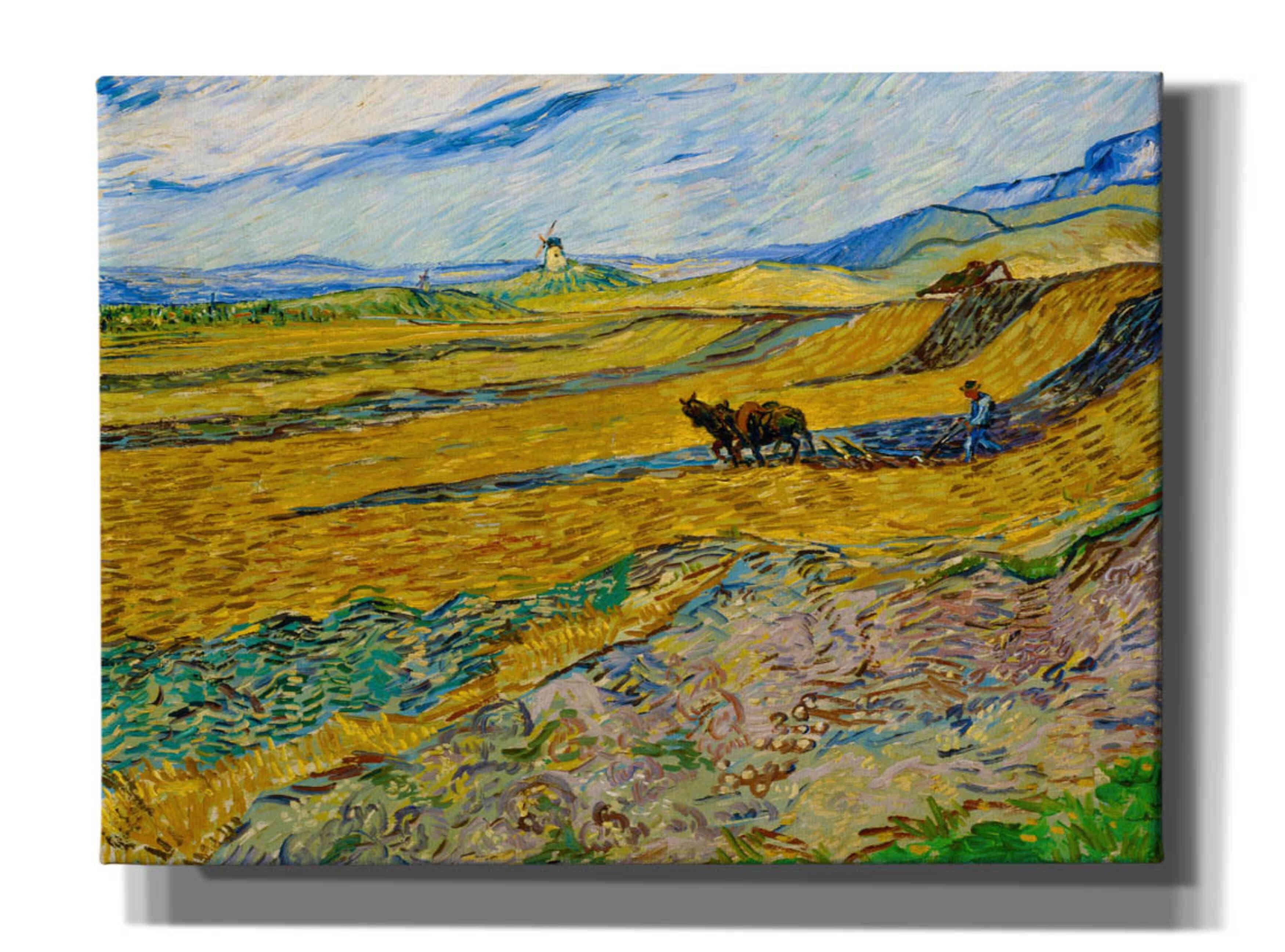 Epic Graffiti 'Enclosed Field With Ploughman' by Vincent Van Gogh ...