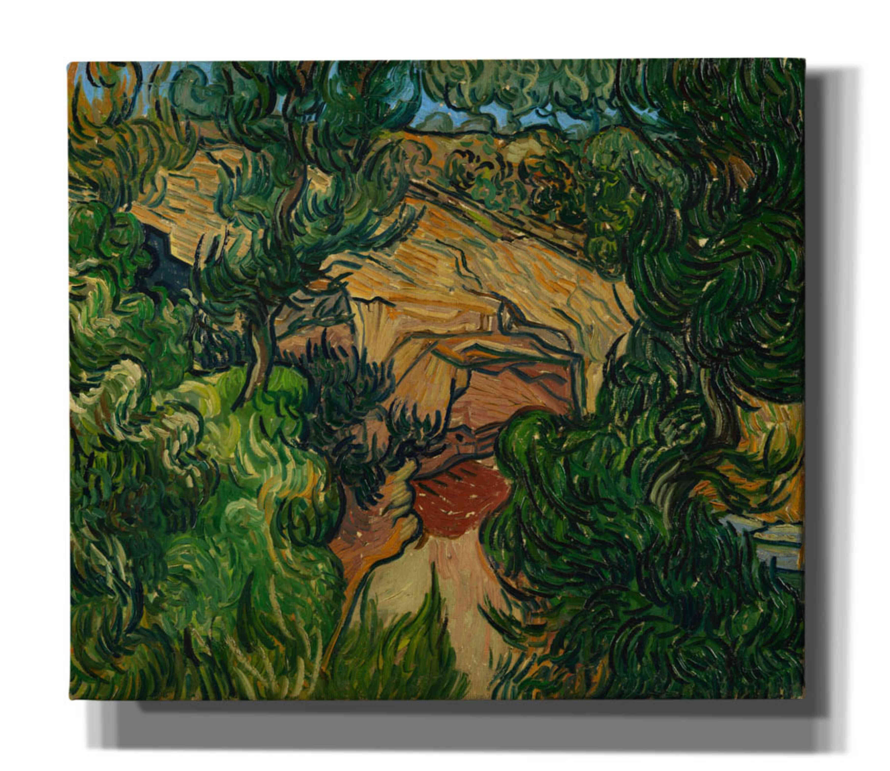 Epic Graffiti 'Entrance To A Quarry' by Vincent Van Gogh, Giclee Canvas ...