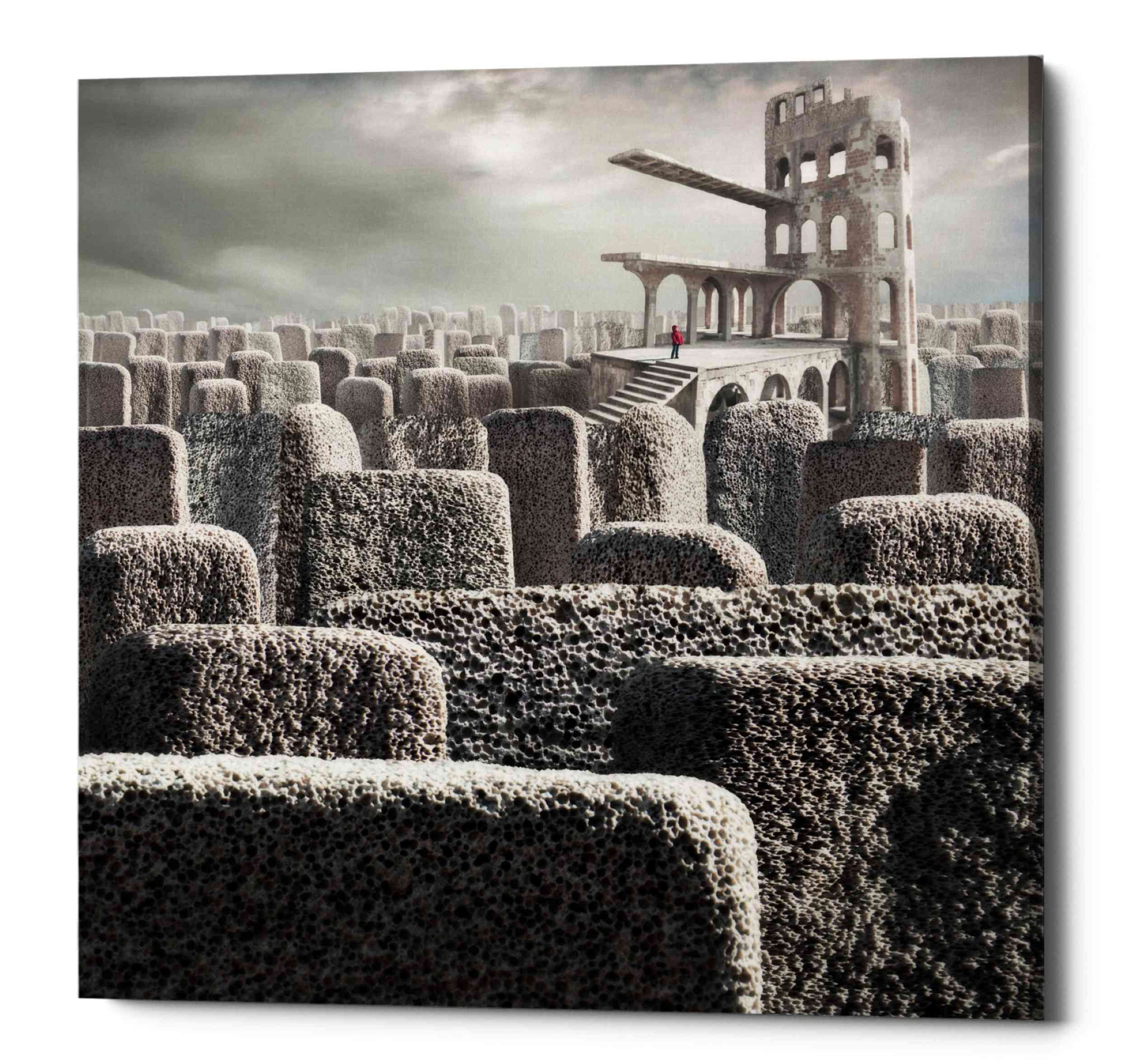 Epic Graffiti Epic Grafitti "Kandahar" by Dariusz Klimczak, Giclee Canvas Wall Art 12" x 12 ...