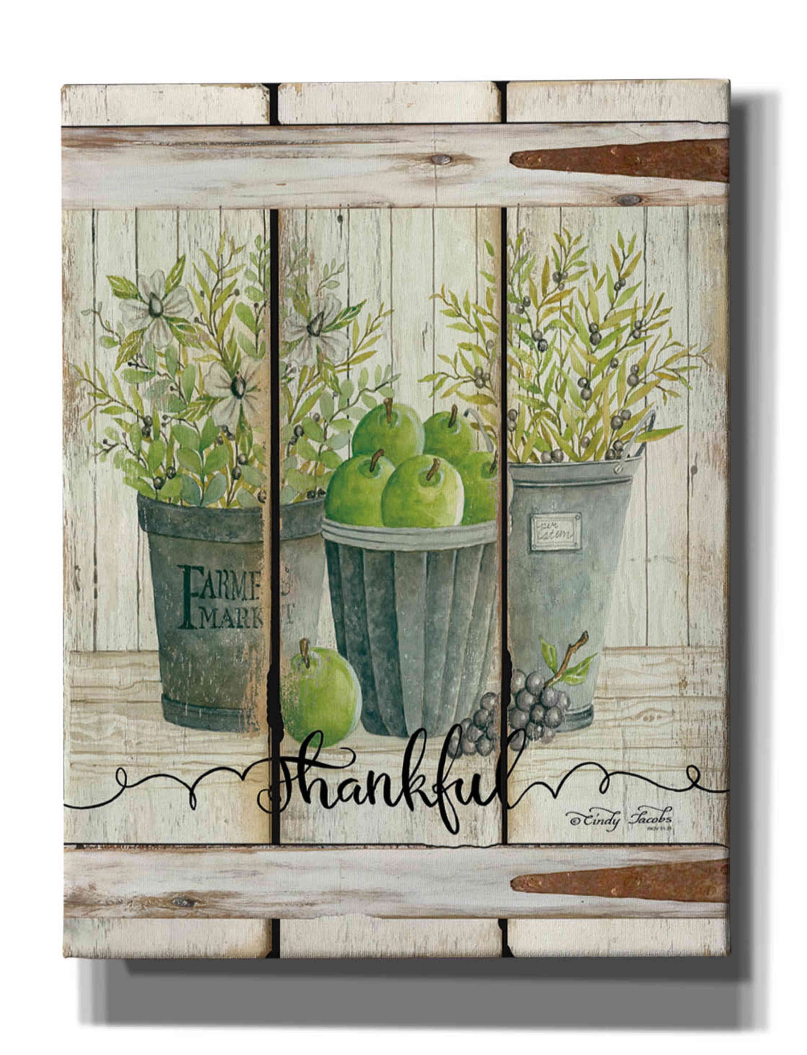 Epic Graffiti 'Eucalyptus - Thankful' by Cindy Jacobs, Canvas Wall Art ...