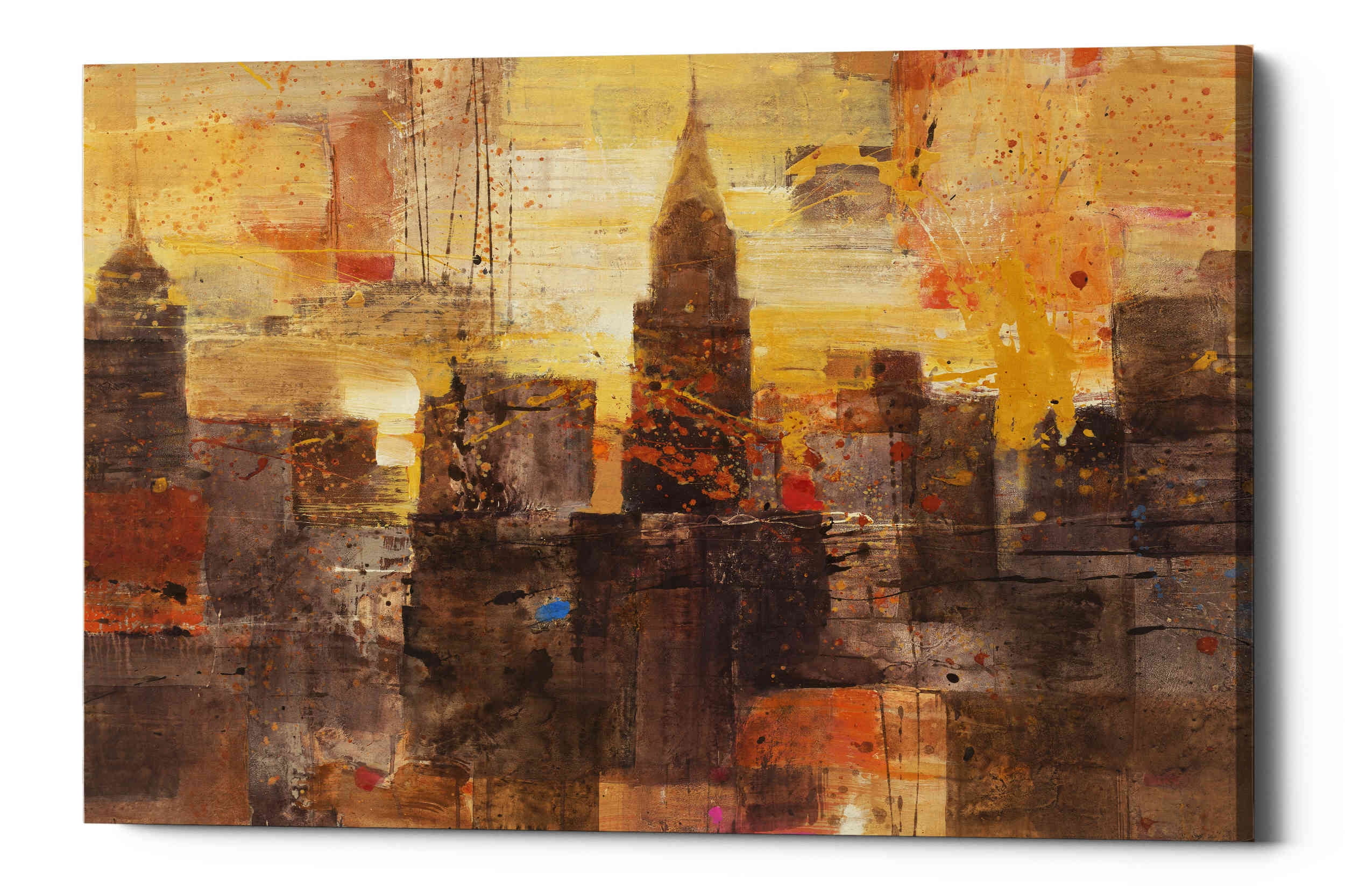 Epic Graffiti 'Fireworks' by Albena Hristova, Canvas Wall Art, 26"x18 ...