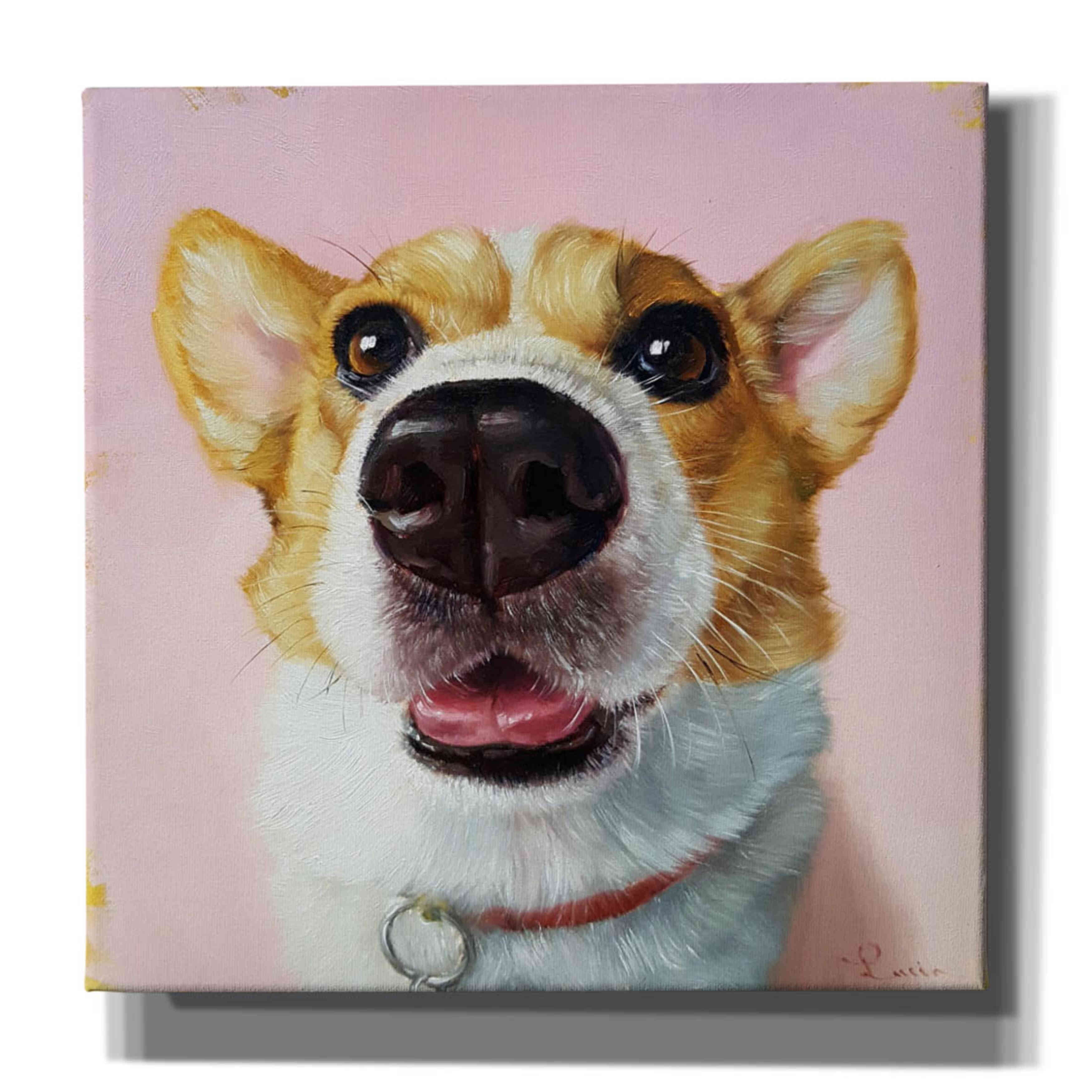 Epic Graffiti 'Follow Your Nose 3' by Lucia Heffernan, 18"x18 ...