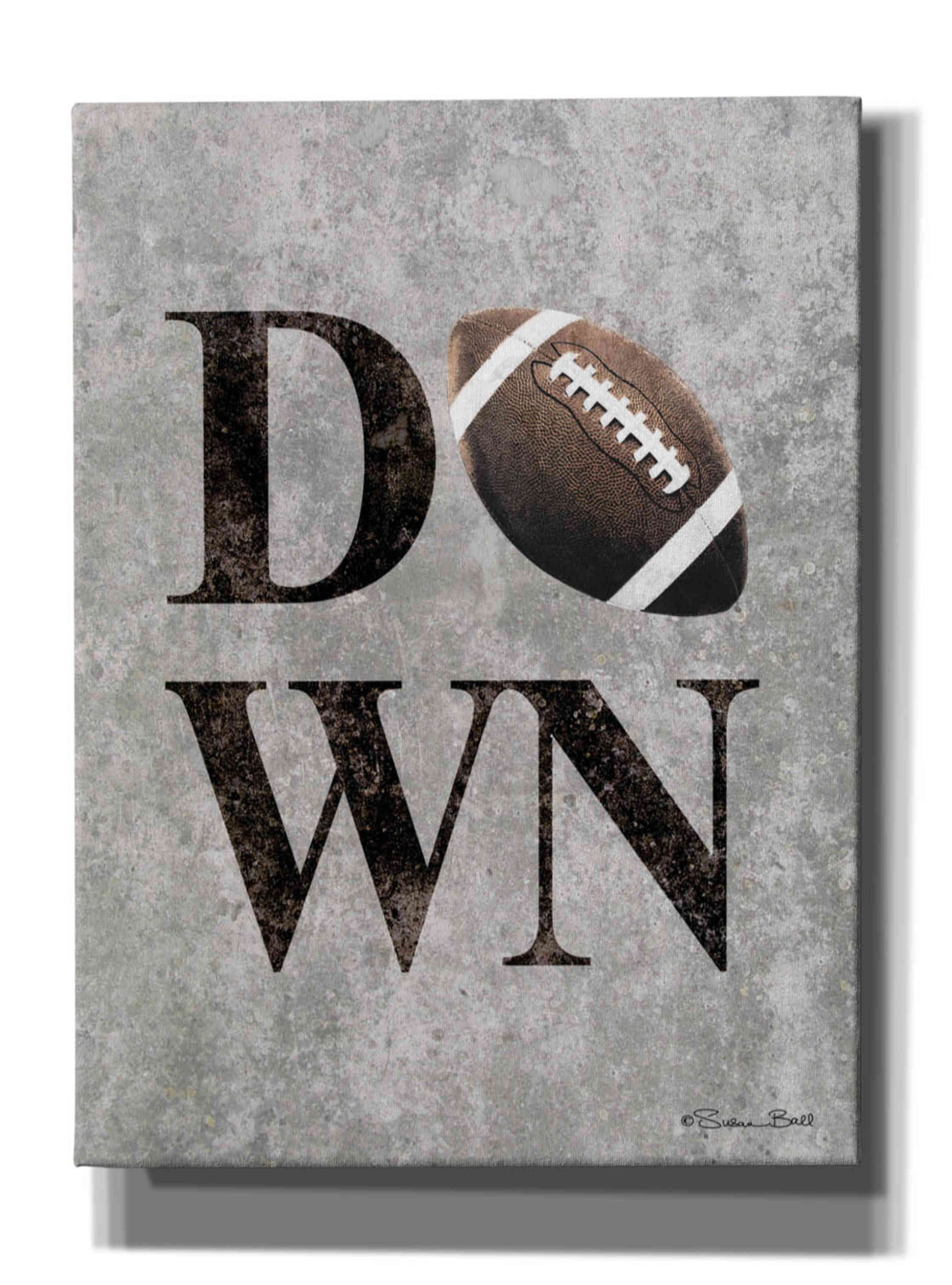 Epic Graffiti 'Football DOWN' by Susan Ball, Canvas Wall Art, 40"x54 ...