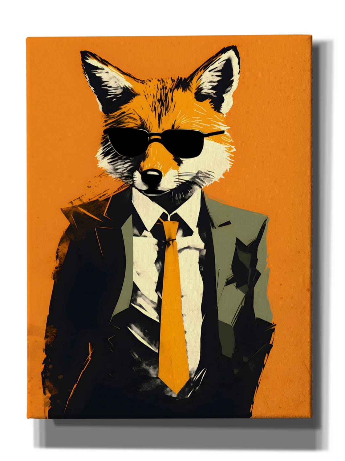 Epic Graffiti 'Fox In A Suit' by Andreas Magnusson Canvas Wall Art, 12 ...