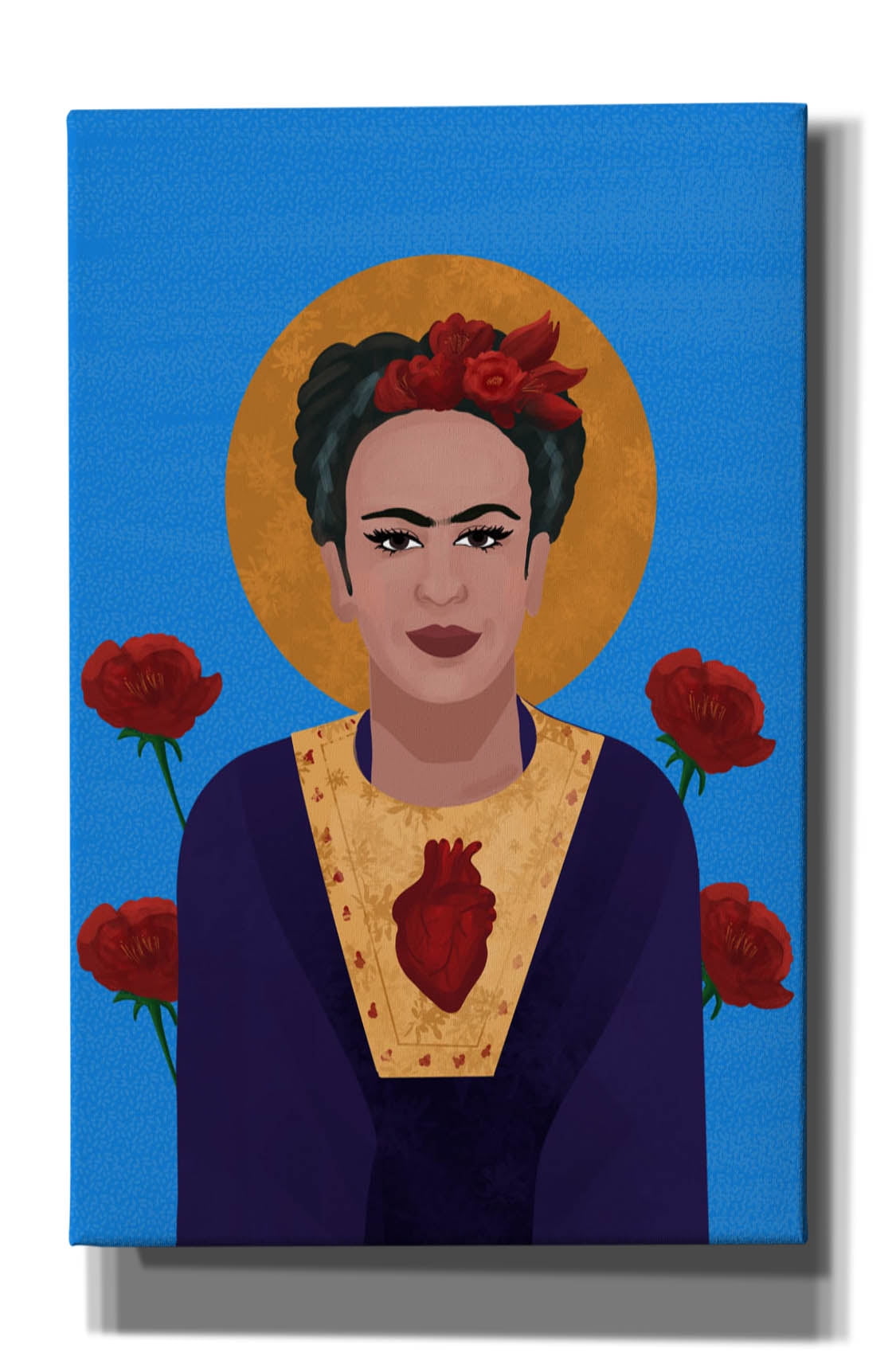 Epic Graffiti 'Frida Kahlo' by Arctic Frame Canvas Wall Art, 26" x 40 ...