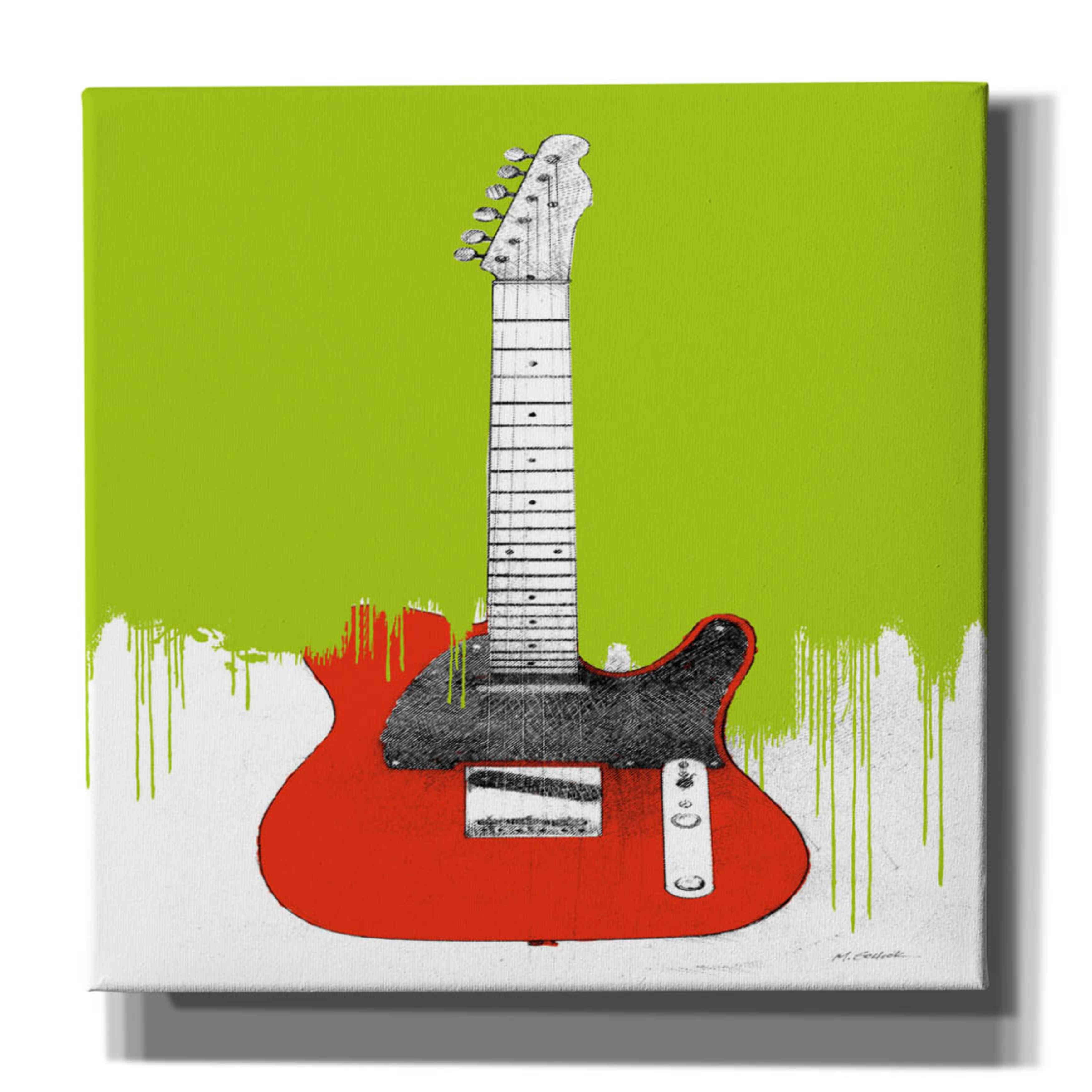 Epic Graffiti 'Garage Band I Paint' by Mike Schick, Giclee Canvas Wall ...
