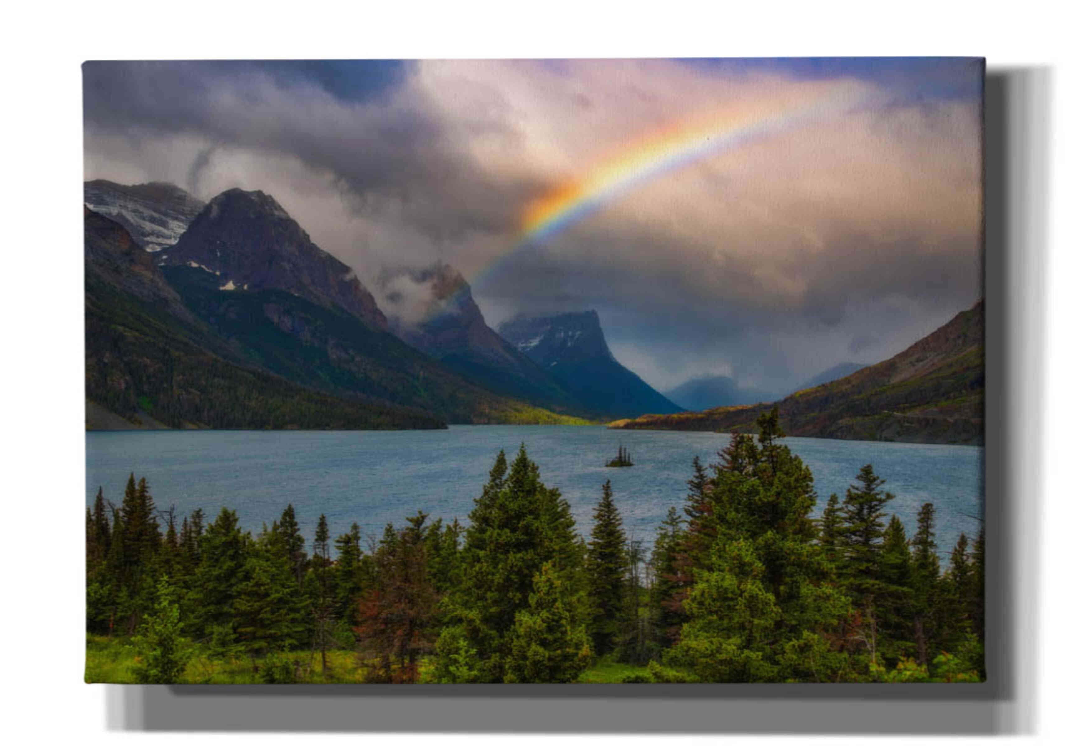 Epic Graffiti 'Glacier Rainbow - Glacier National Park' by Darren White ...