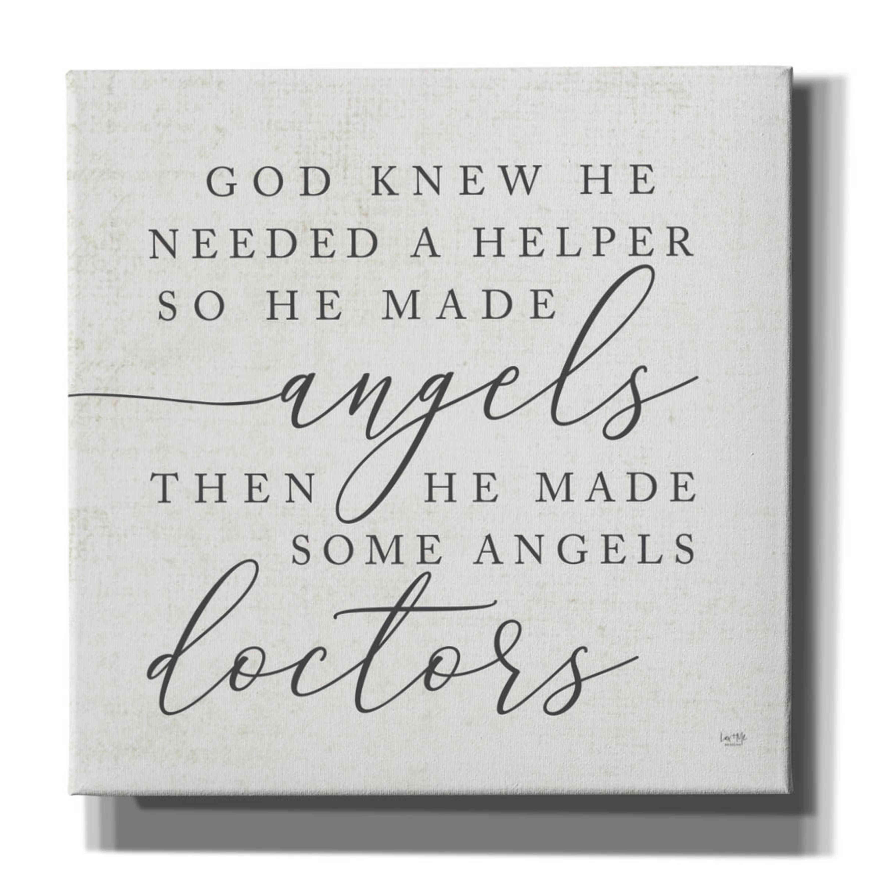 Epic Graffiti 'God Made Angel Doctors' by Lux + Me Designs, Canvas ...
