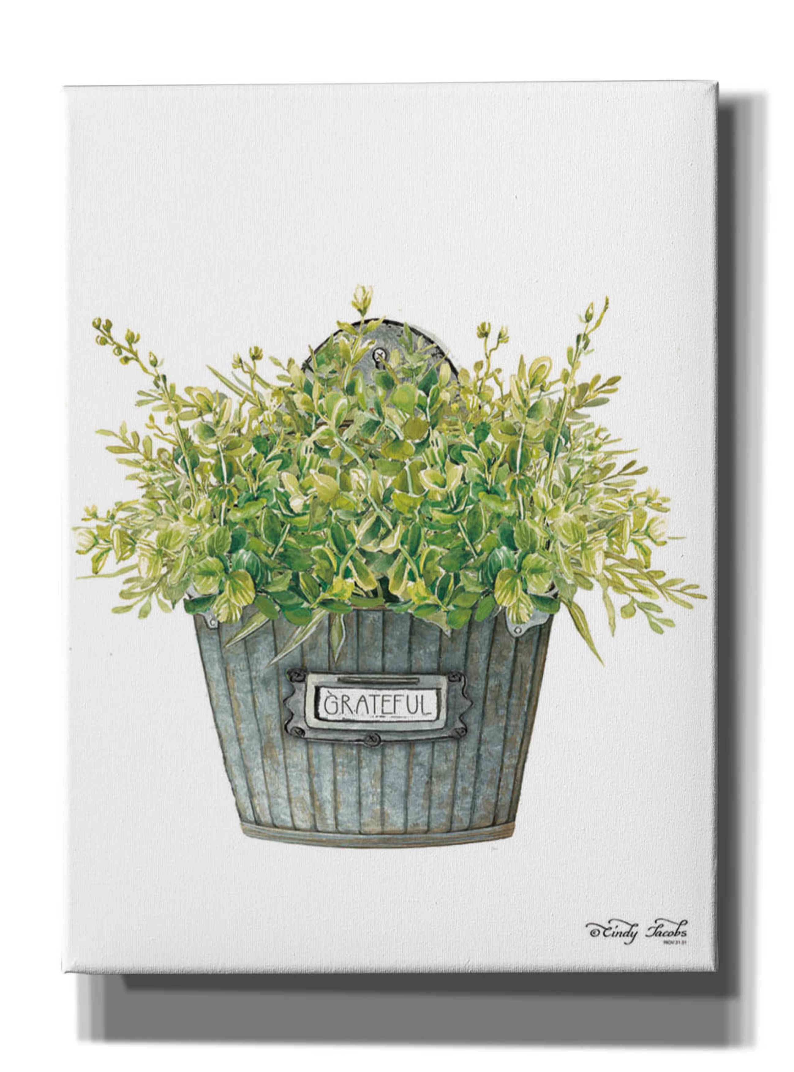 Epic Graffiti 'Grateful Wall Box' by Cindy Jacobs, Canvas Wall Art, 40 ...