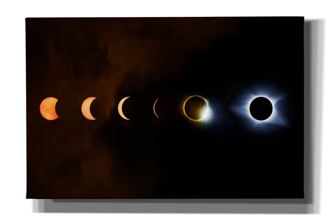 Epic Graffiti 'Great American Eclipse' by Jonathan Ross, Canvas Wall ...