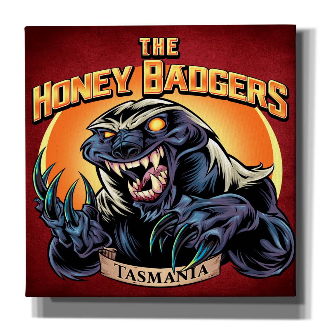 Epic Graffiti 'Honey Badger Logo Design Green' by Flyland Designs ...