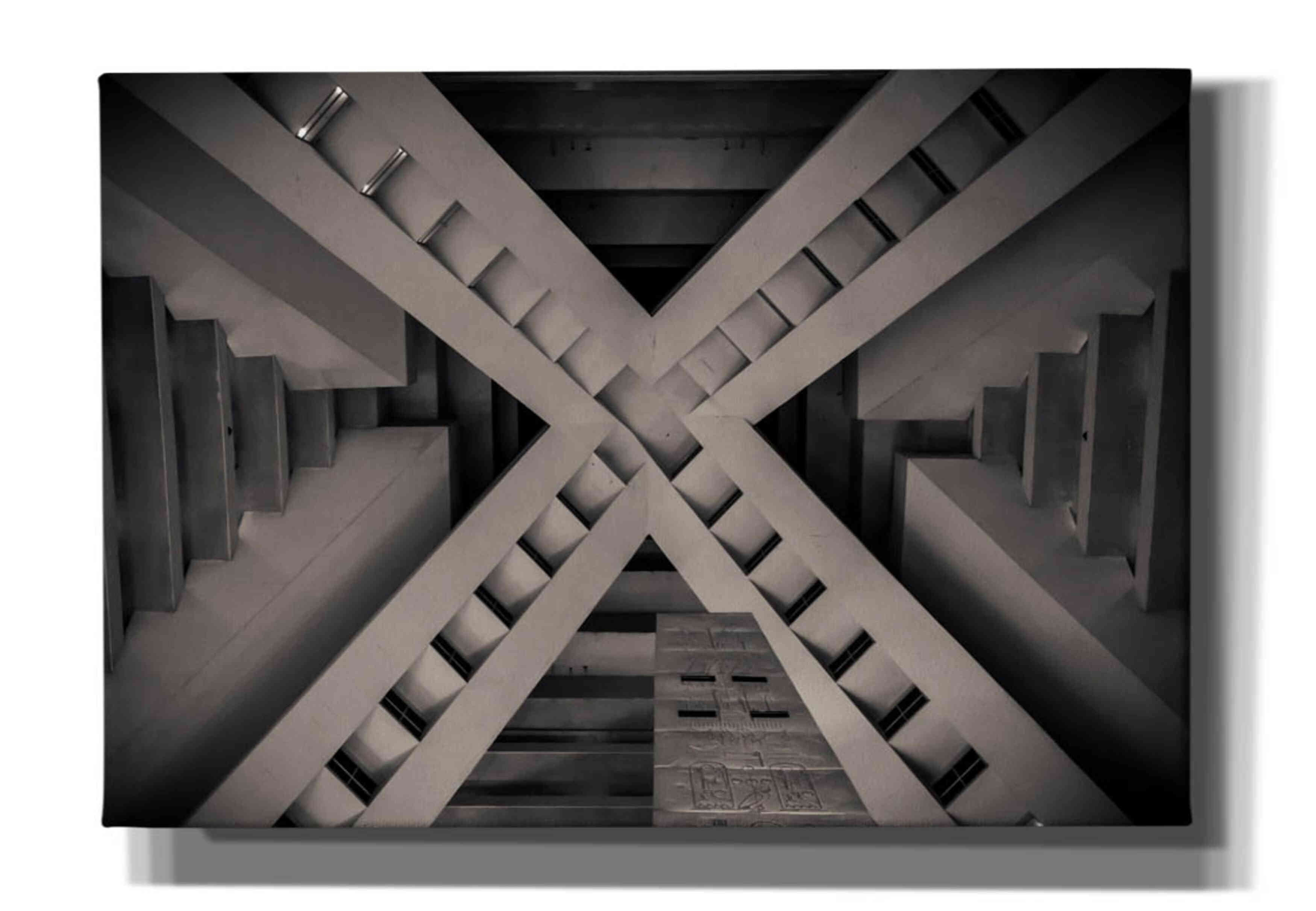 Epic Graffiti 'Inside the Pyramid' by Giuseppe Torre, Canvas Wall Art ...