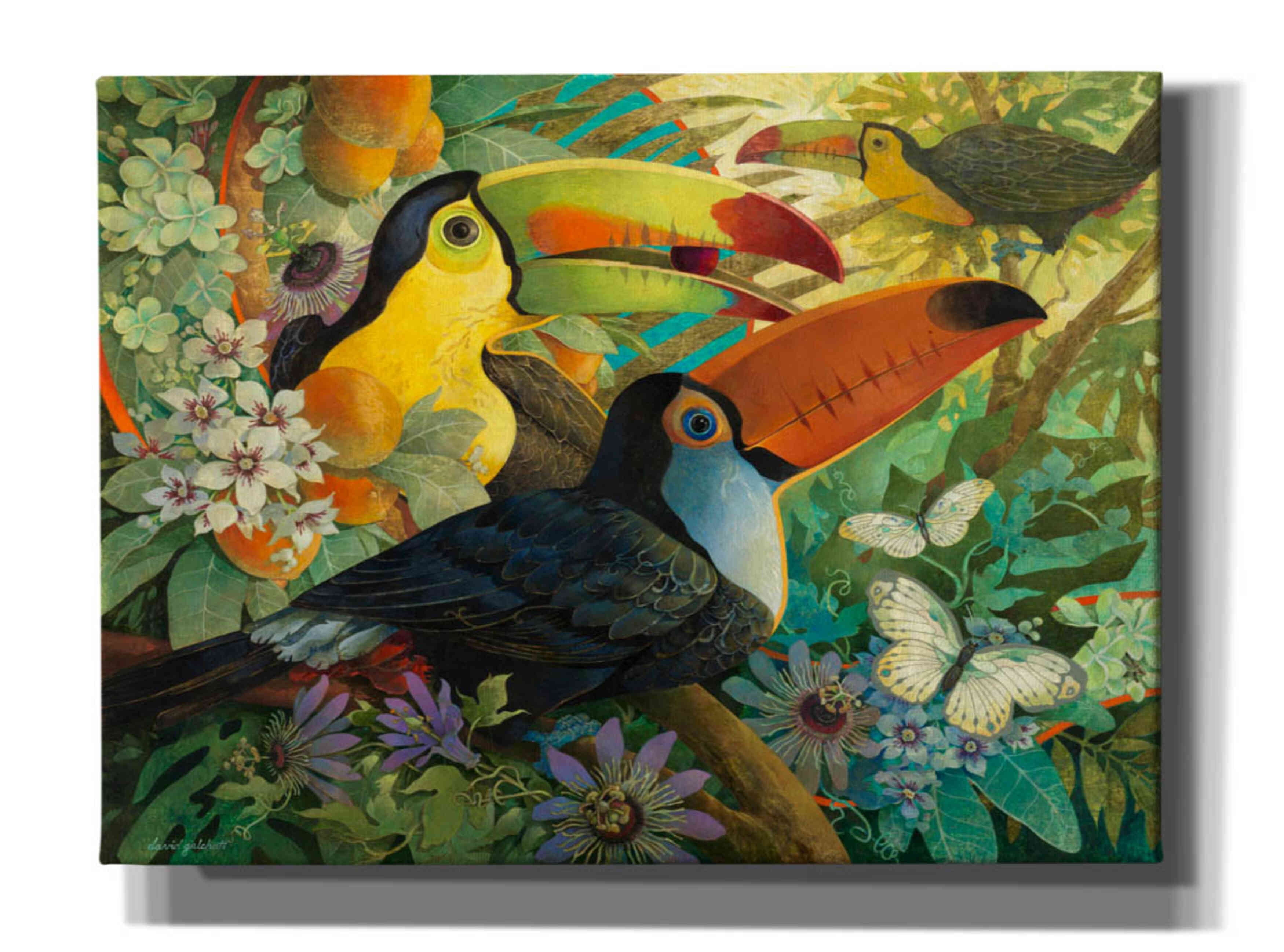 Epic Graffiti 'Interlude' by David Galchutt, Canvas Wall Art, 54"x40 ...