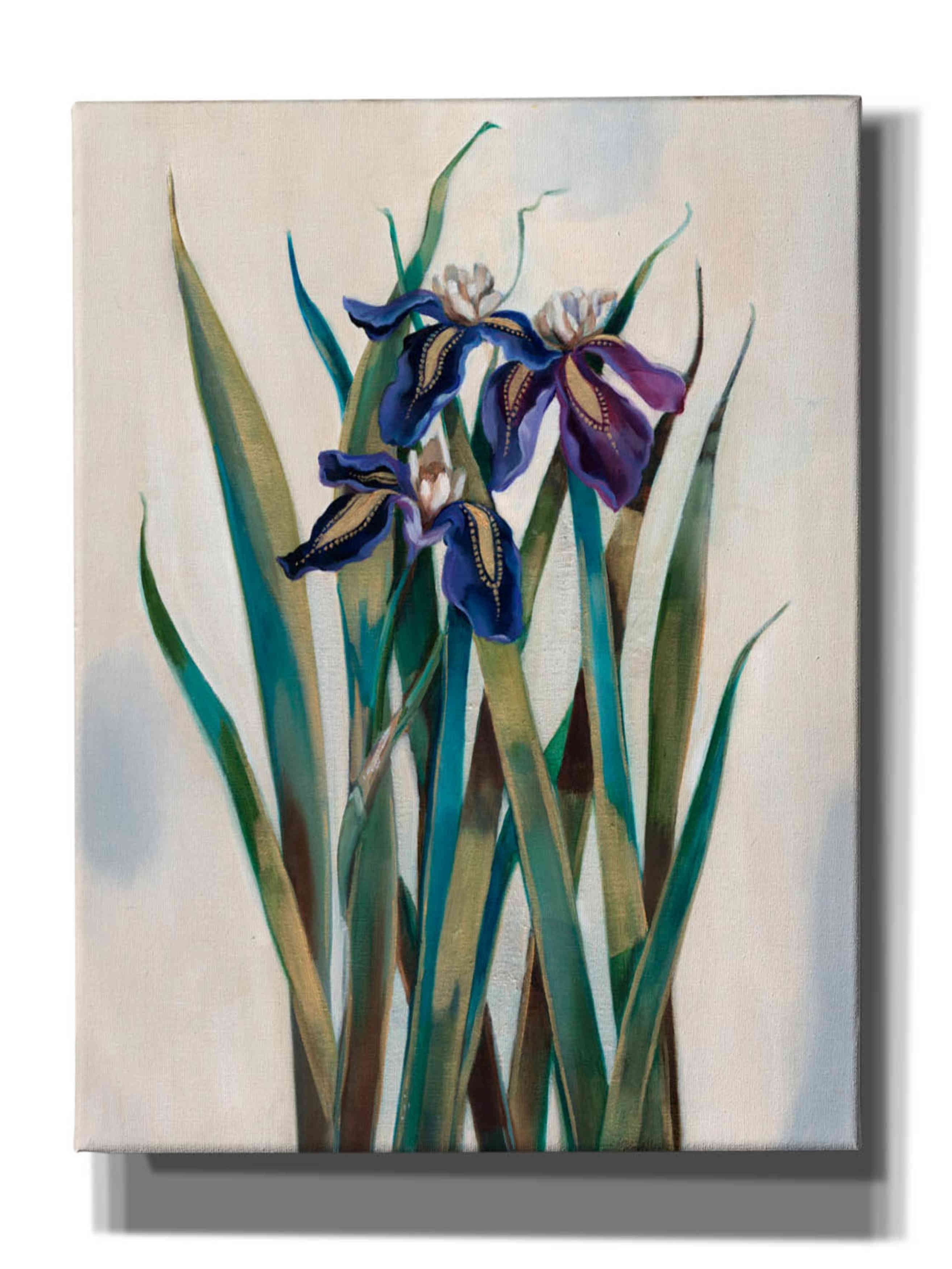 Epic Graffiti 'Iris Inlay' by Louise Montillio Giclee Canvas Wall Art ...