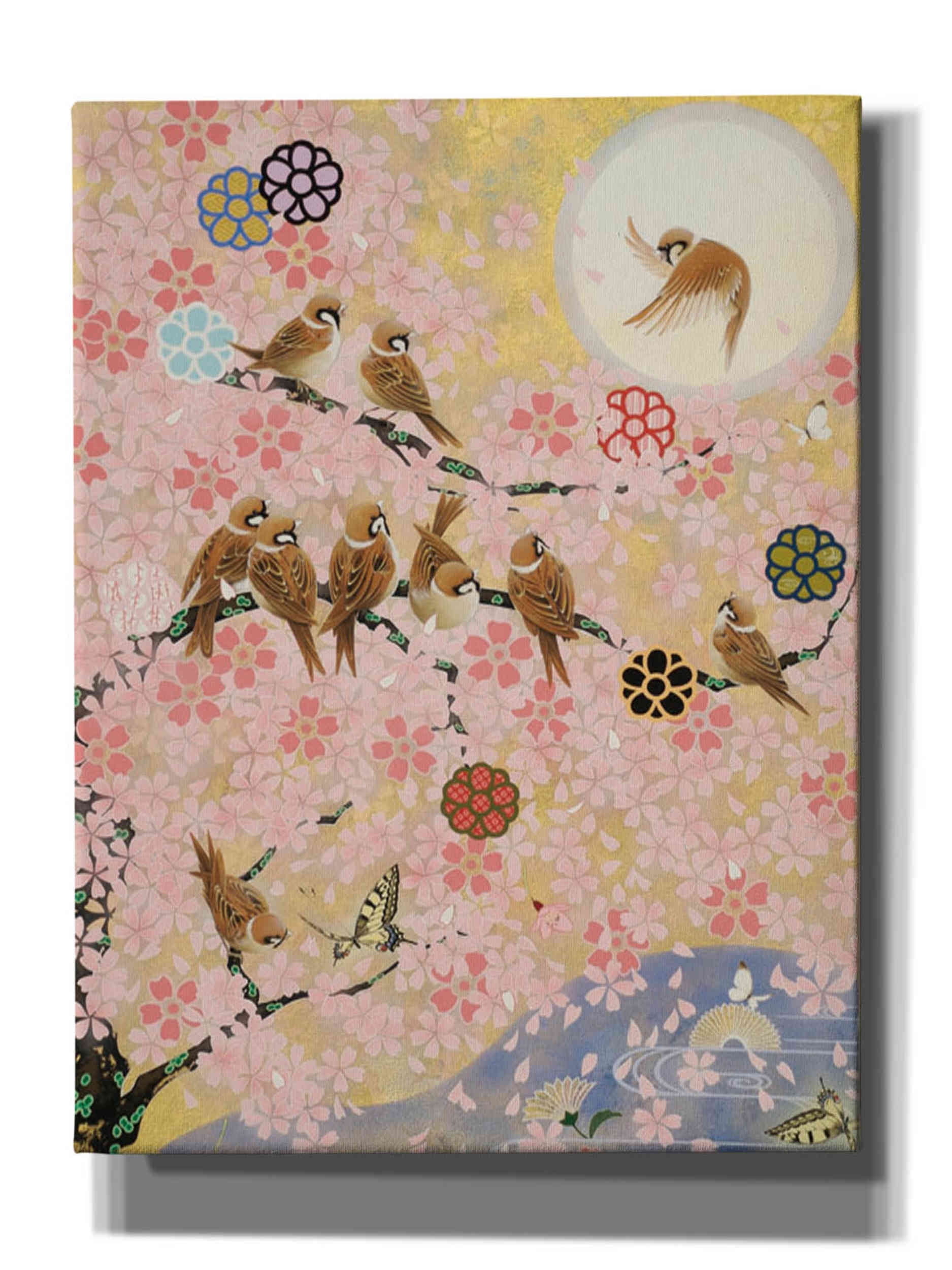 Epic Graffiti 'Jolly Sparrows' by Zigen Tanabe, Giclee Canvas Wall Art ...