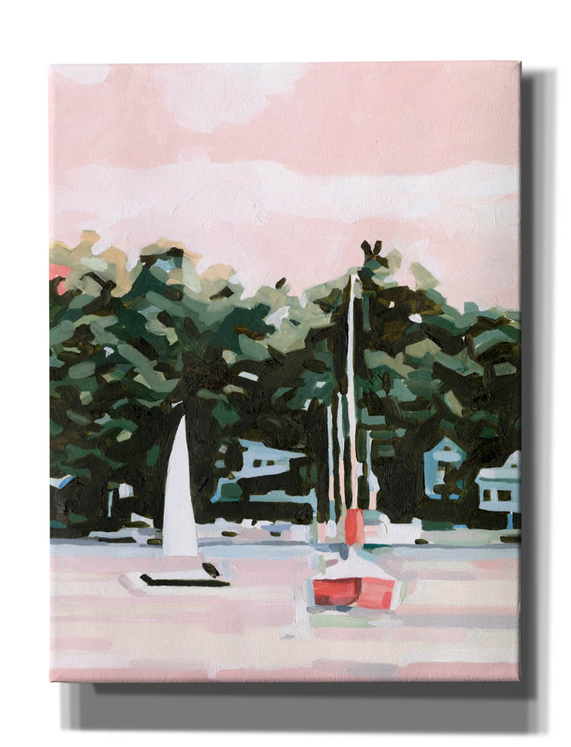Epic Graffiti 'Lake Afternoon 2' by Emma Scarvey Canvas Wall Art, 26" x ...