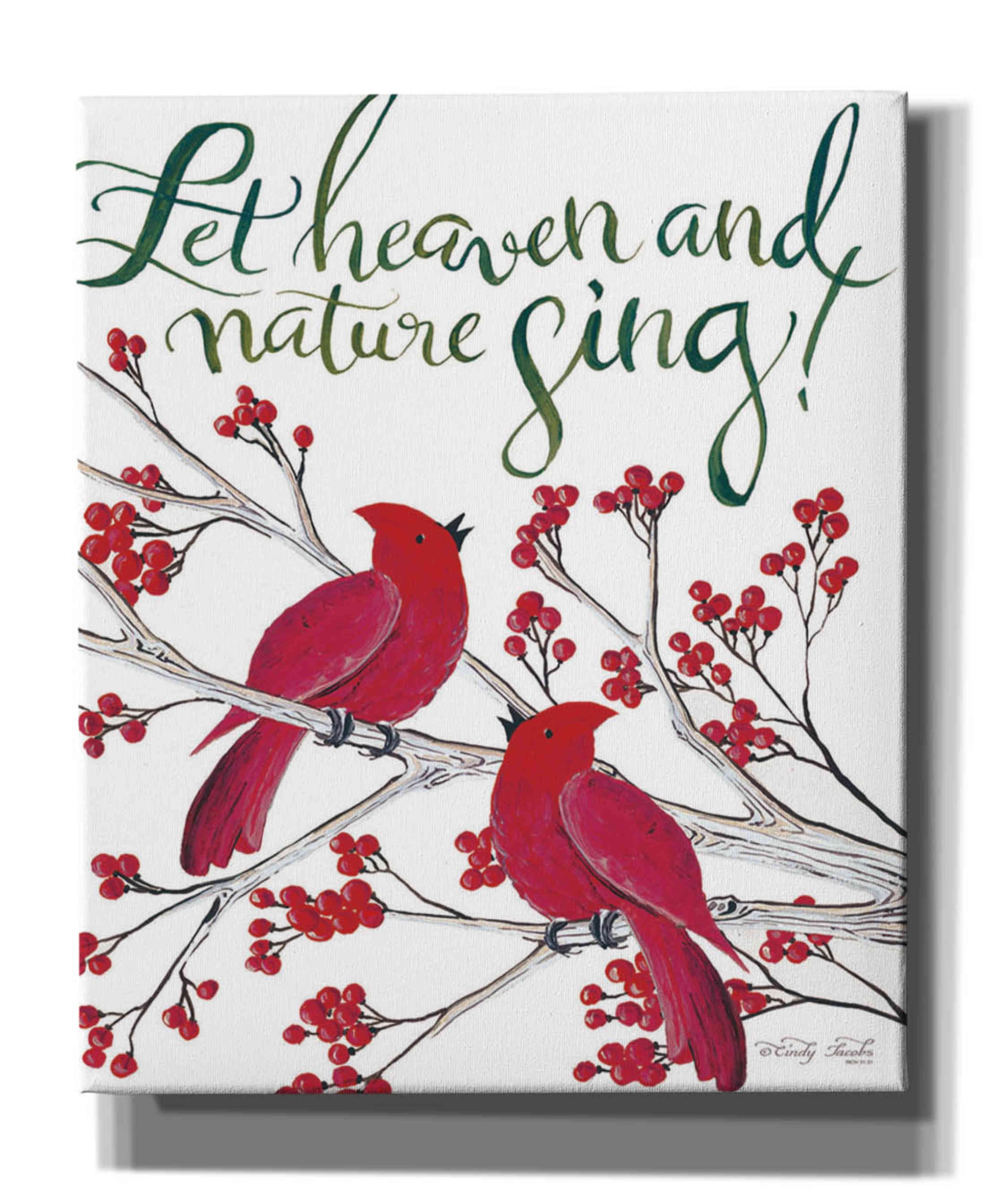 Epic Graffiti 'Let Heaven and Nature Sing' by Cindy Jacobs, Canvas Wall ...